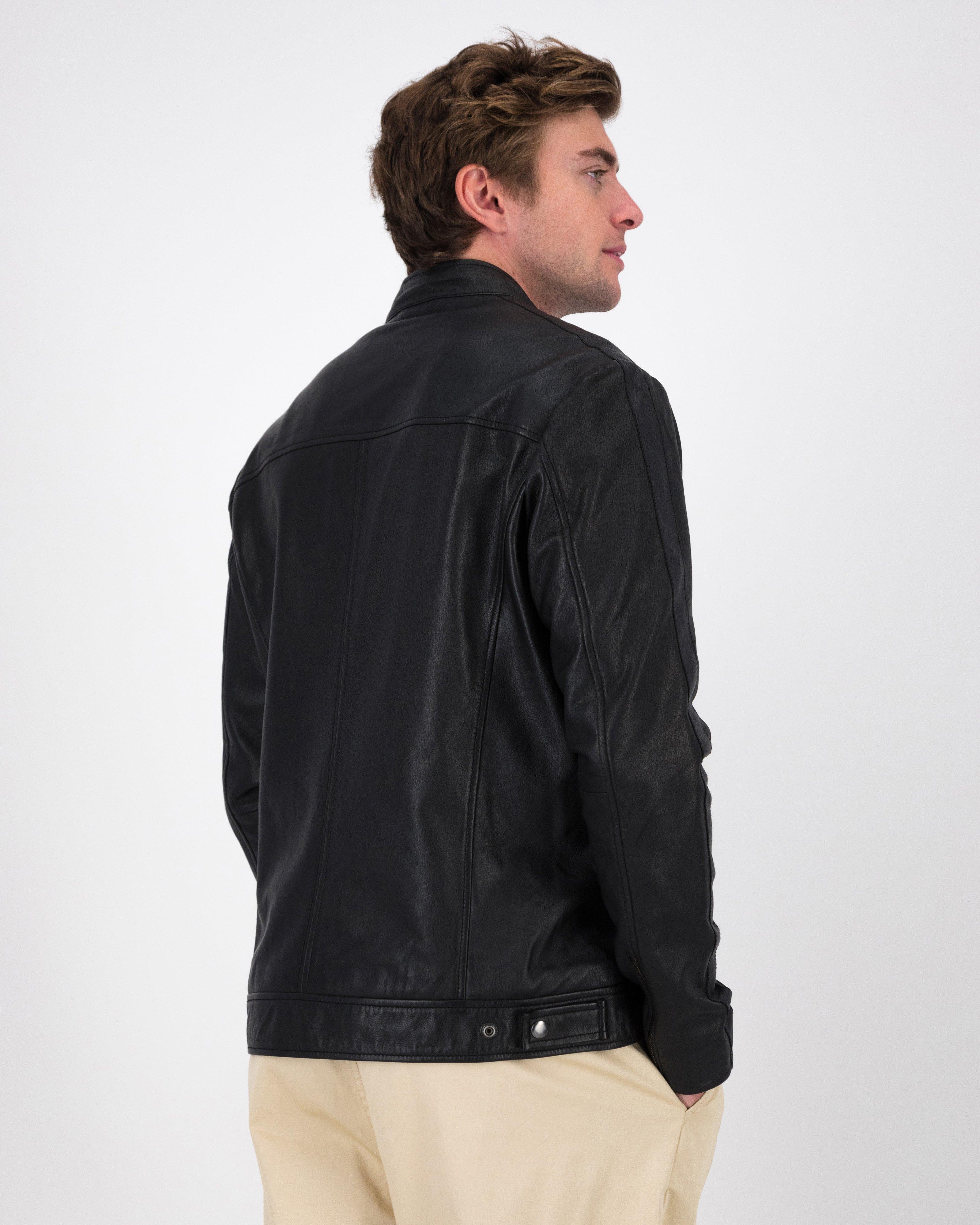 Men’s Noah Leather Jacket | Old Khaki