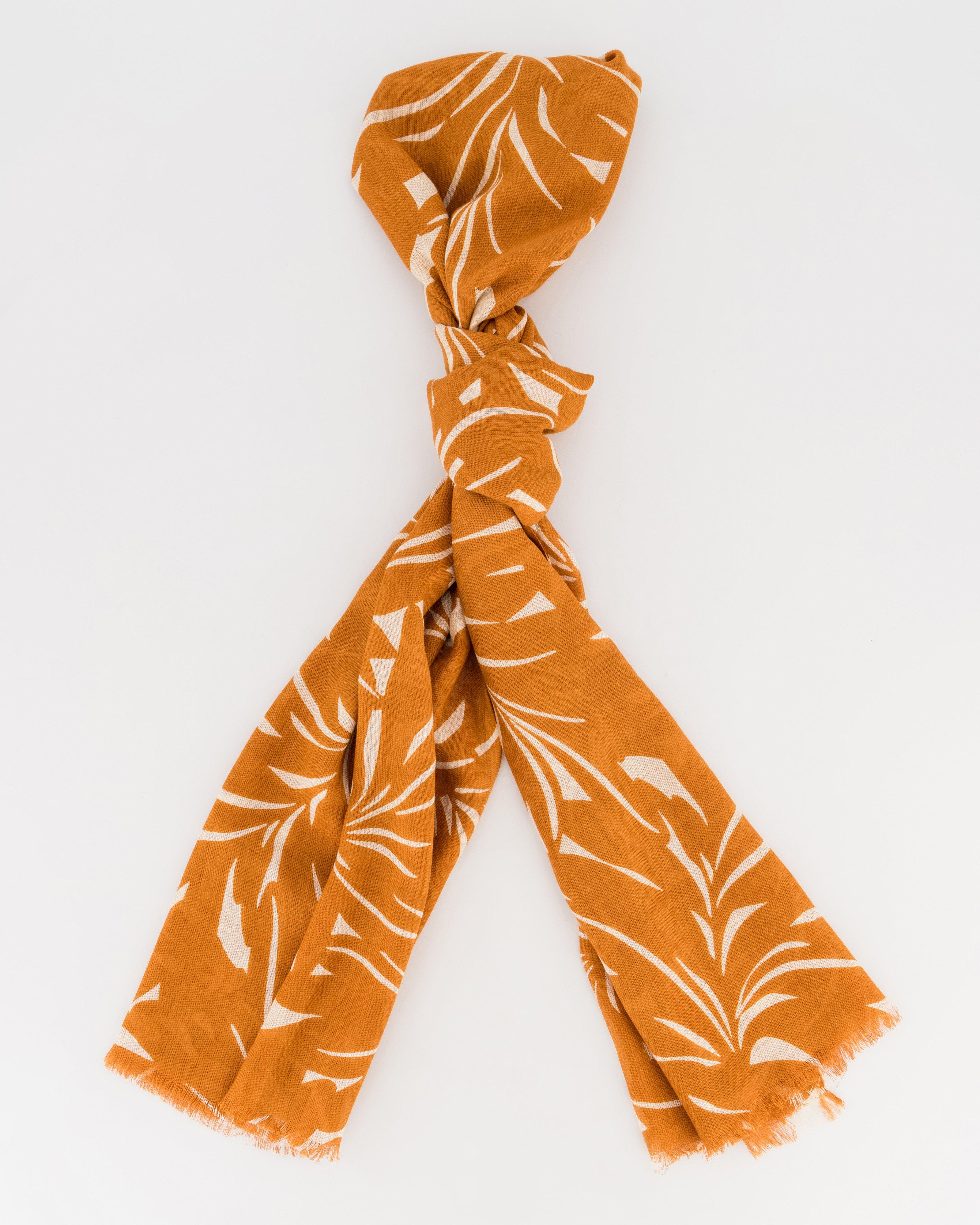 Women’s Jessica Abstract Print Scarf | Old Khaki
