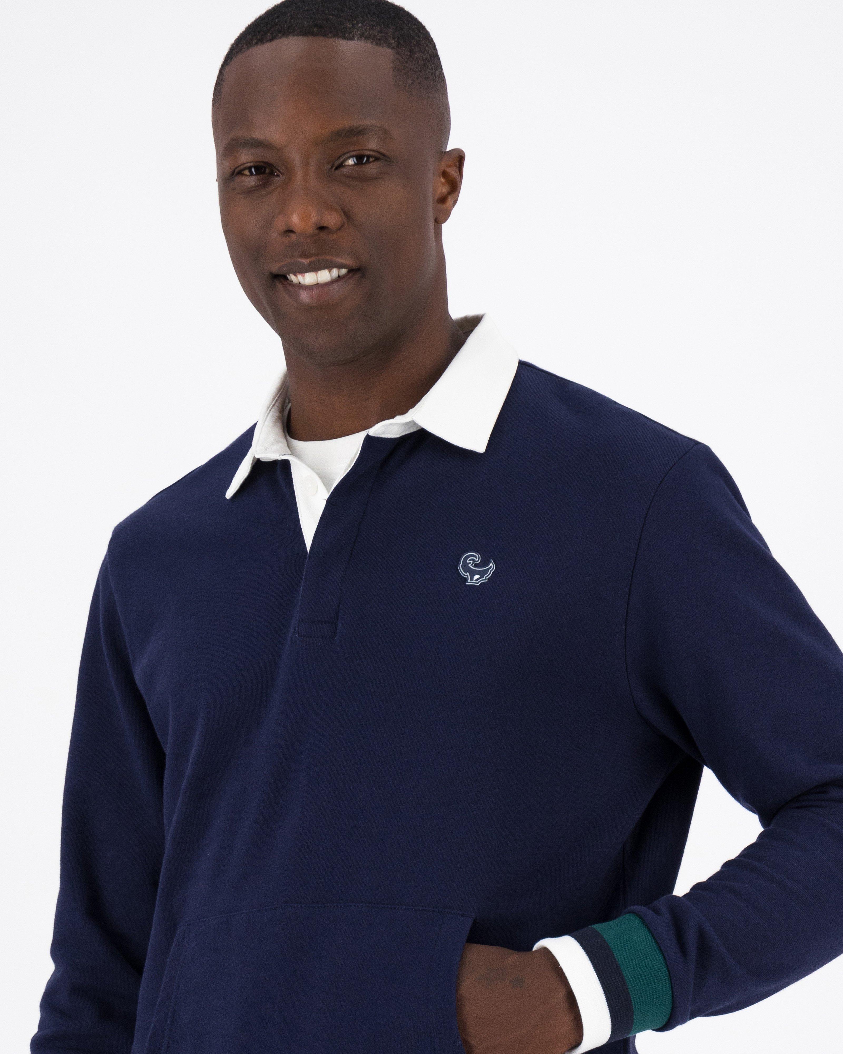 Men’s Finley Rugby Sweat | Old Khaki