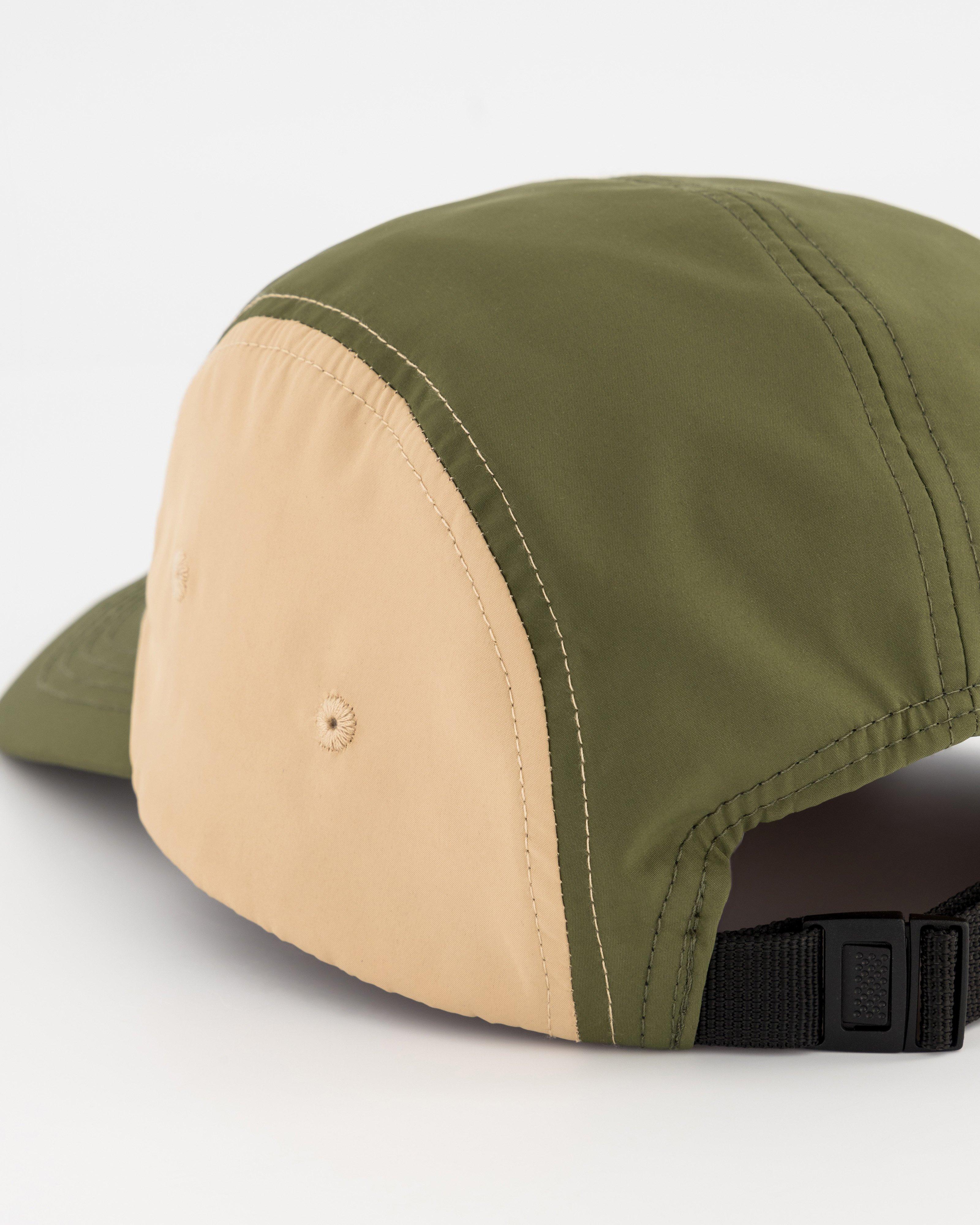 Men’s Landro Colour-Block Utility Peak Cap | Old Khaki