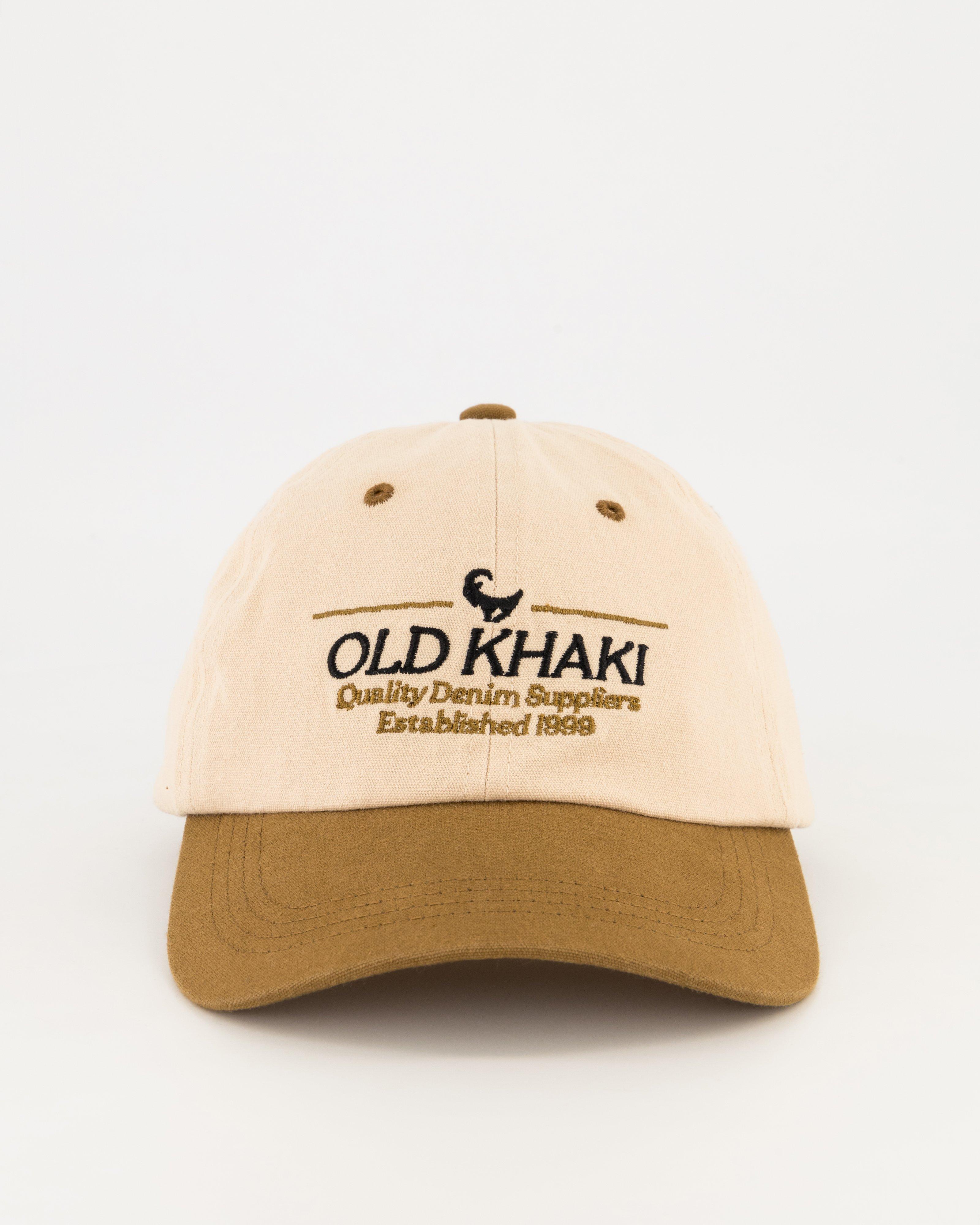Men’s Zanda Colour-Block Peak Cap | Old Khaki