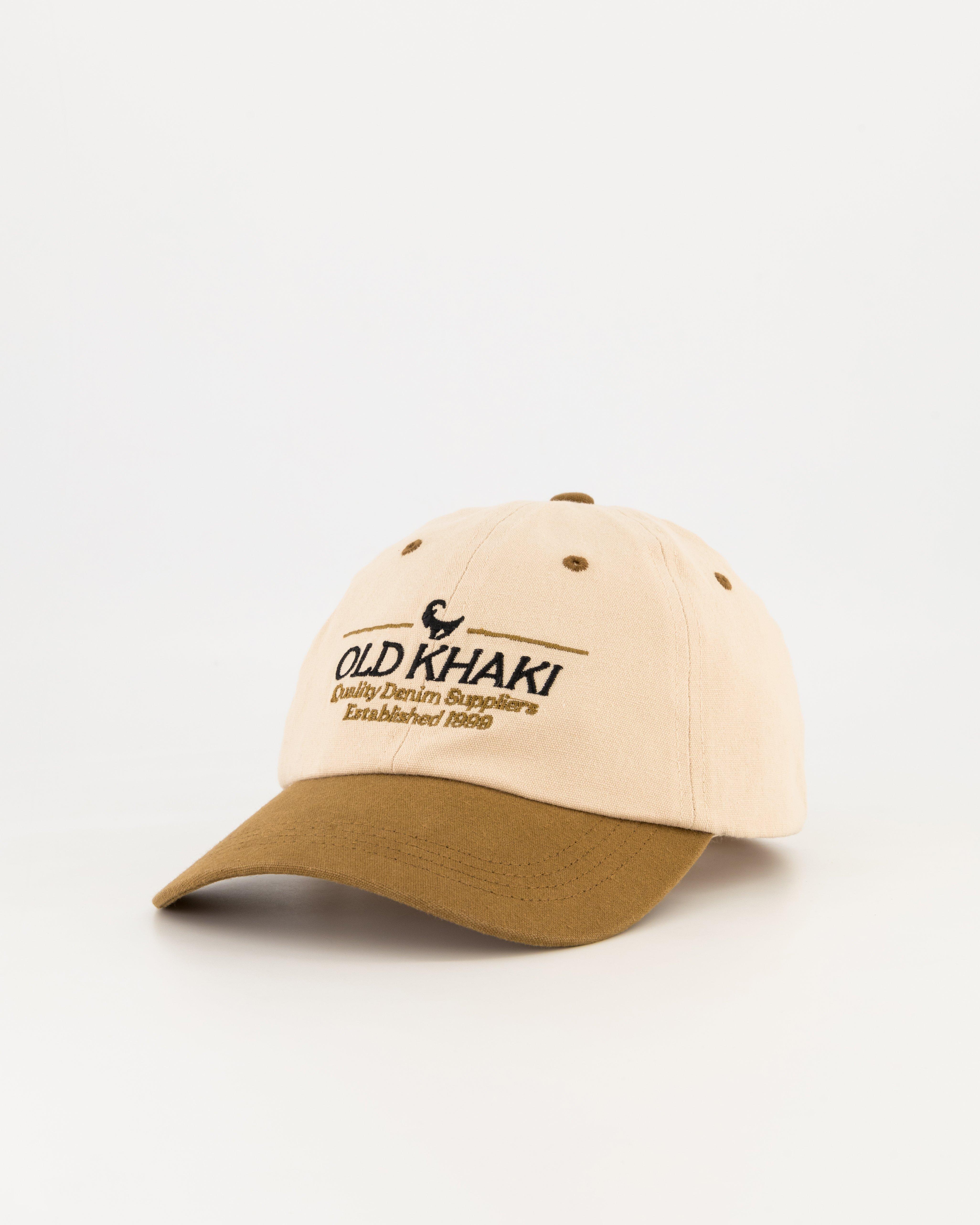 Men’s Zanda Colour-Block Peak Cap | Old Khaki