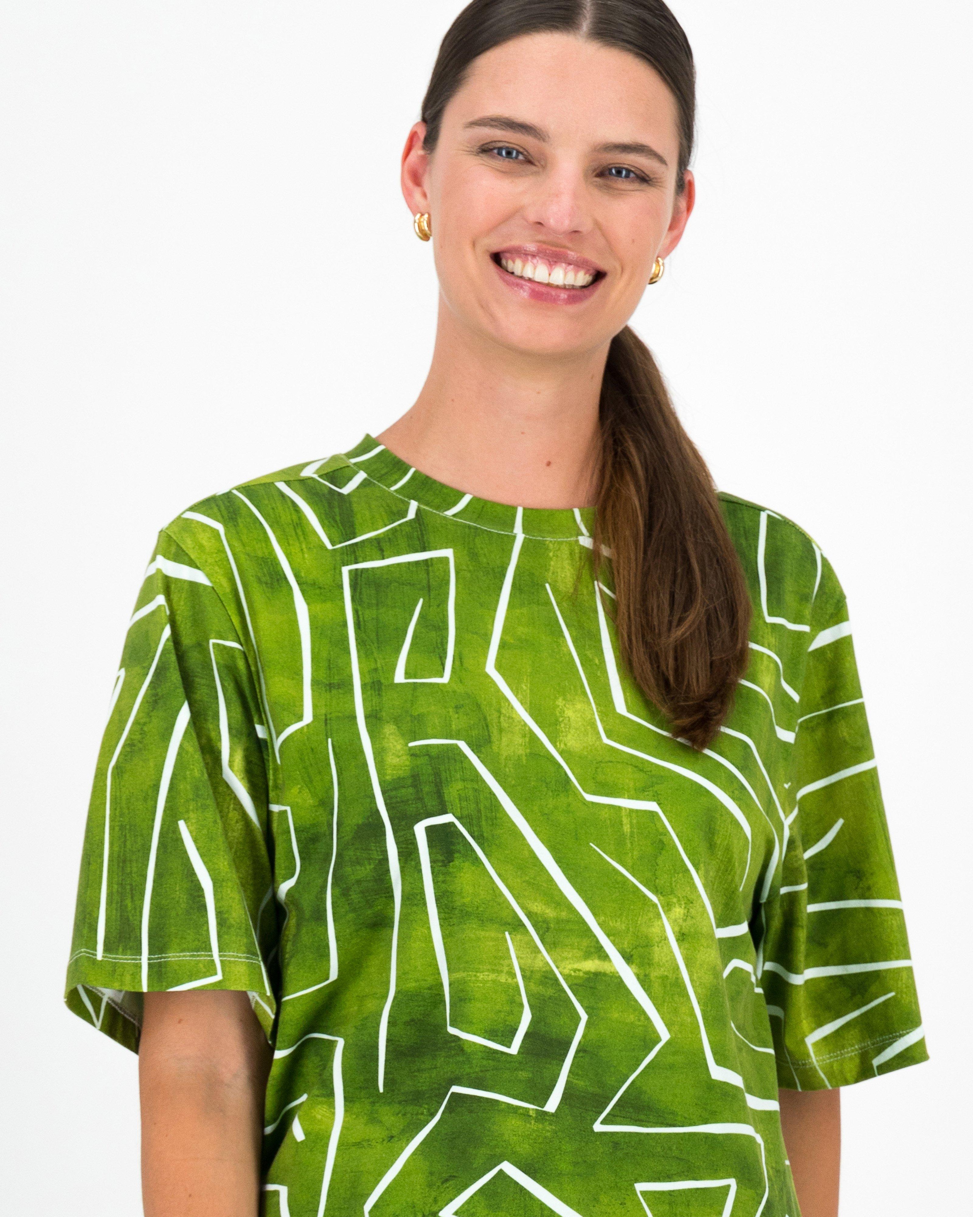 Grayson Printed Tee - Poetry Clothing Store