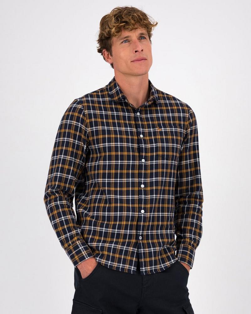 Old Khaki Men's Kaz Slim Fit Check Shirt | Cape Union Mart Old Khaki Men's Kaz Slim Fit Check Shirt | Cape Union Mart