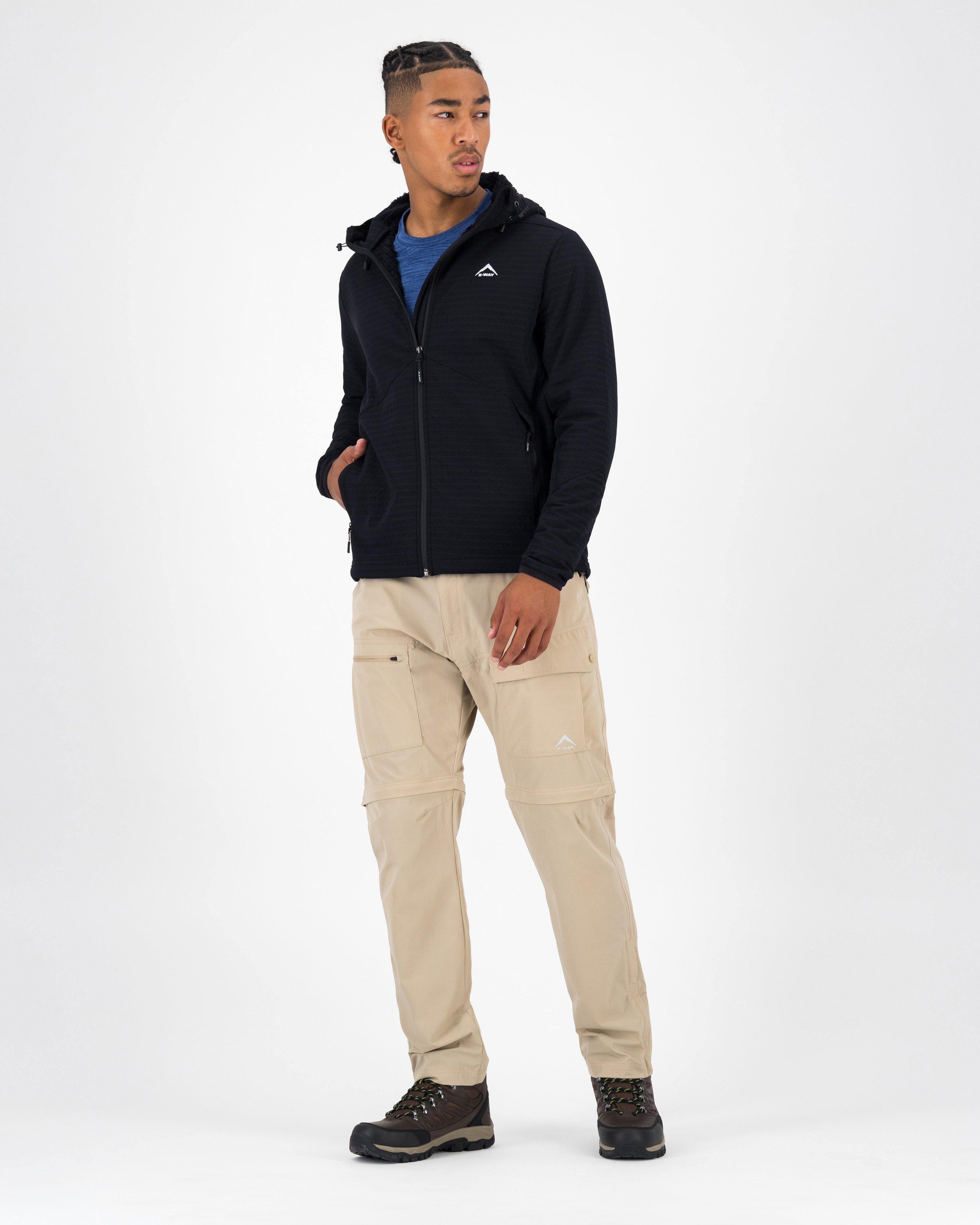 K-Way Men’s Grid Hooded Fleece Jacket | Cape Union Mart