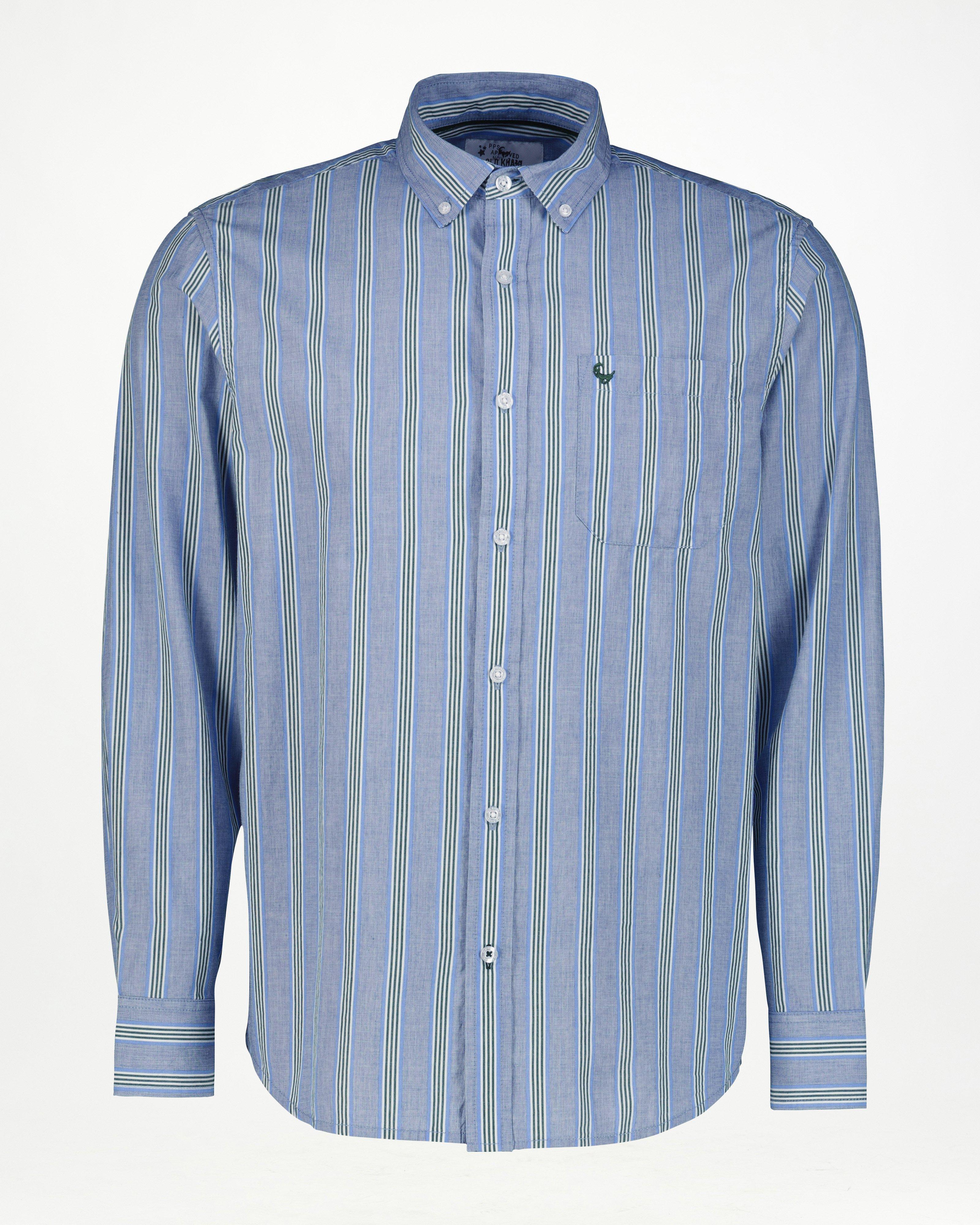 Men’s Pep Stripe Regular Fit Shirt | Old Khaki