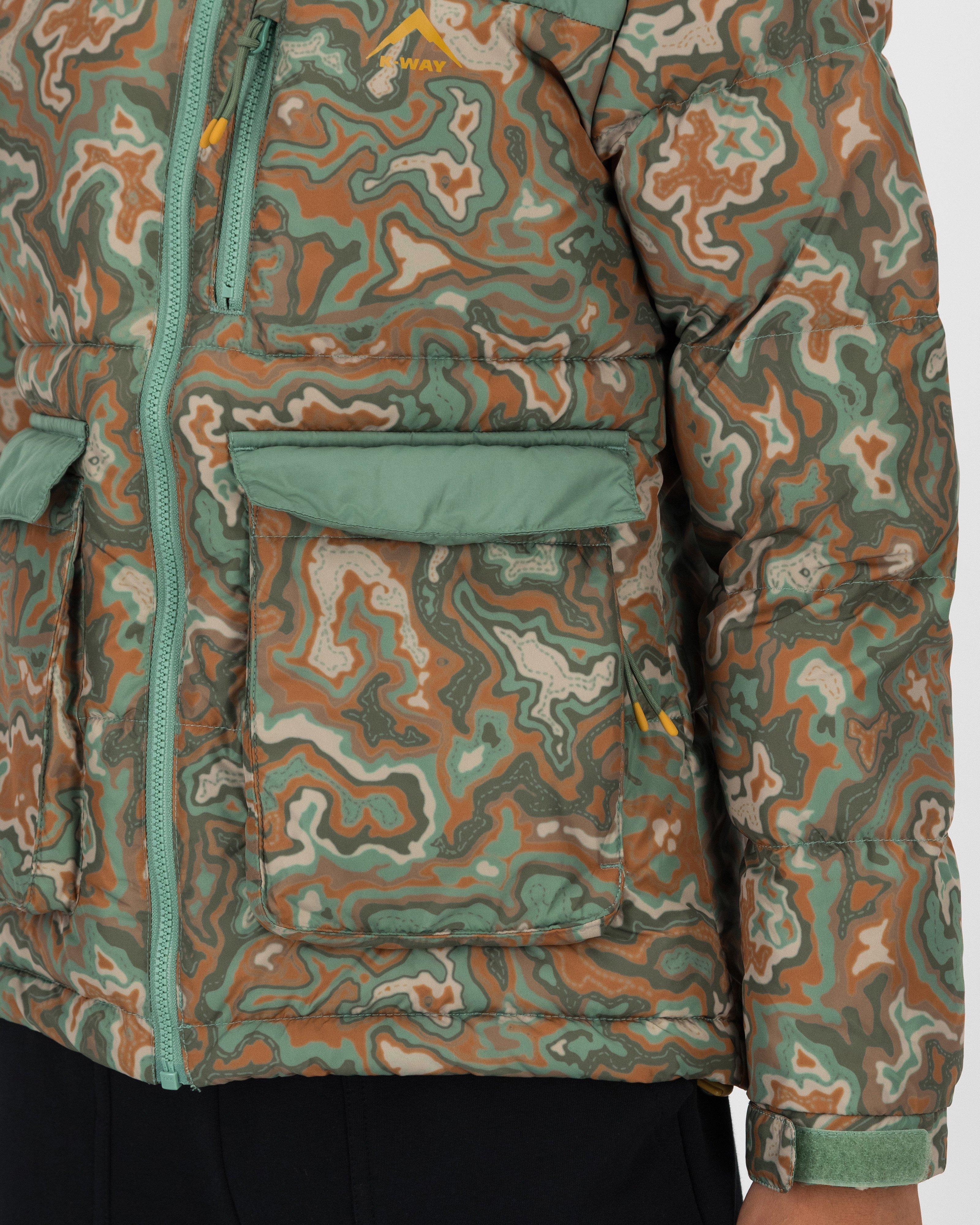 K-Way Youth Talon Printed Wide Channel Jacket | Cape Union Mart