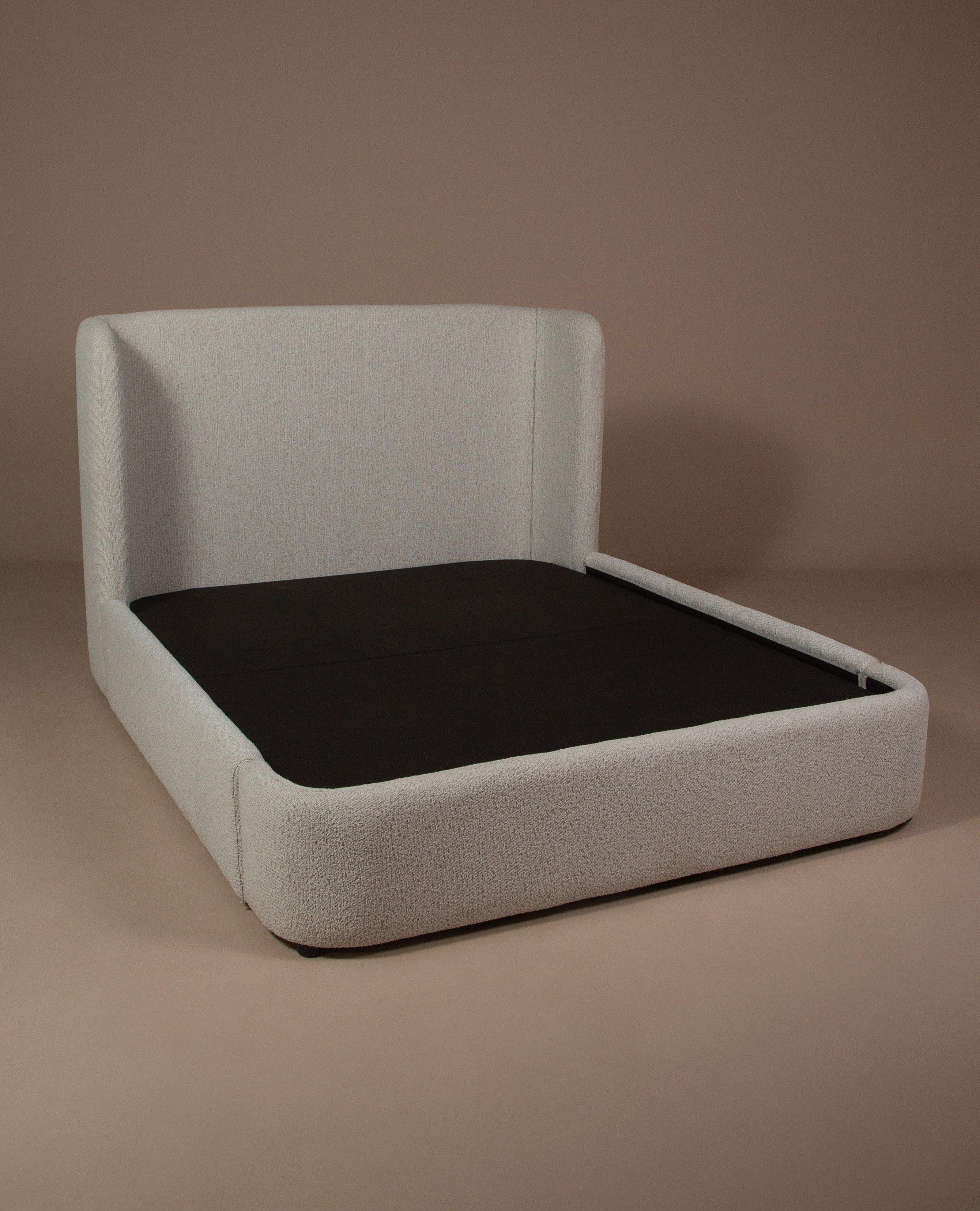 Juniper Boucle Queen Bed Frame - Poetry Clothing Store