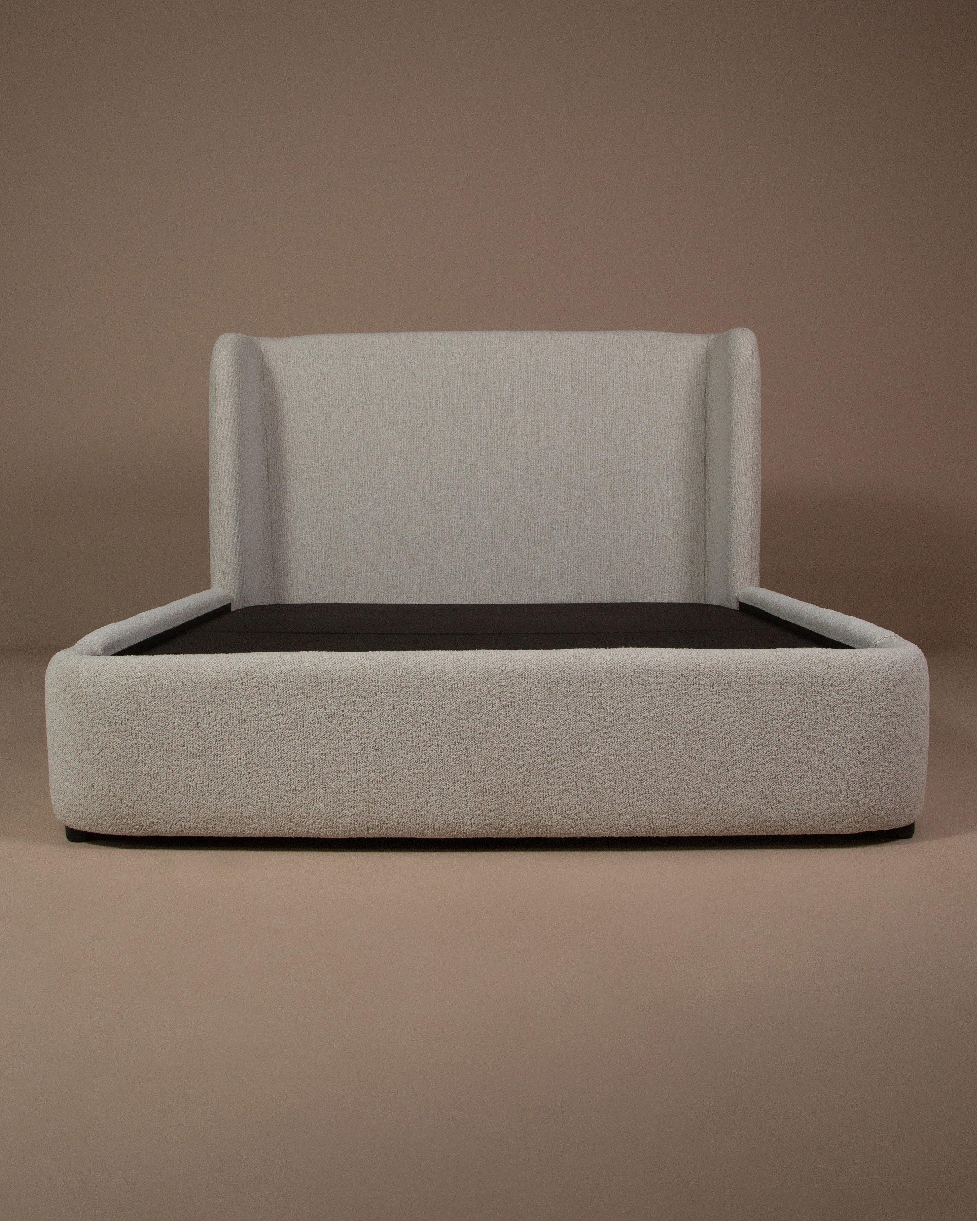 Juniper Boucle Queen Bed Frame - Poetry Clothing Store