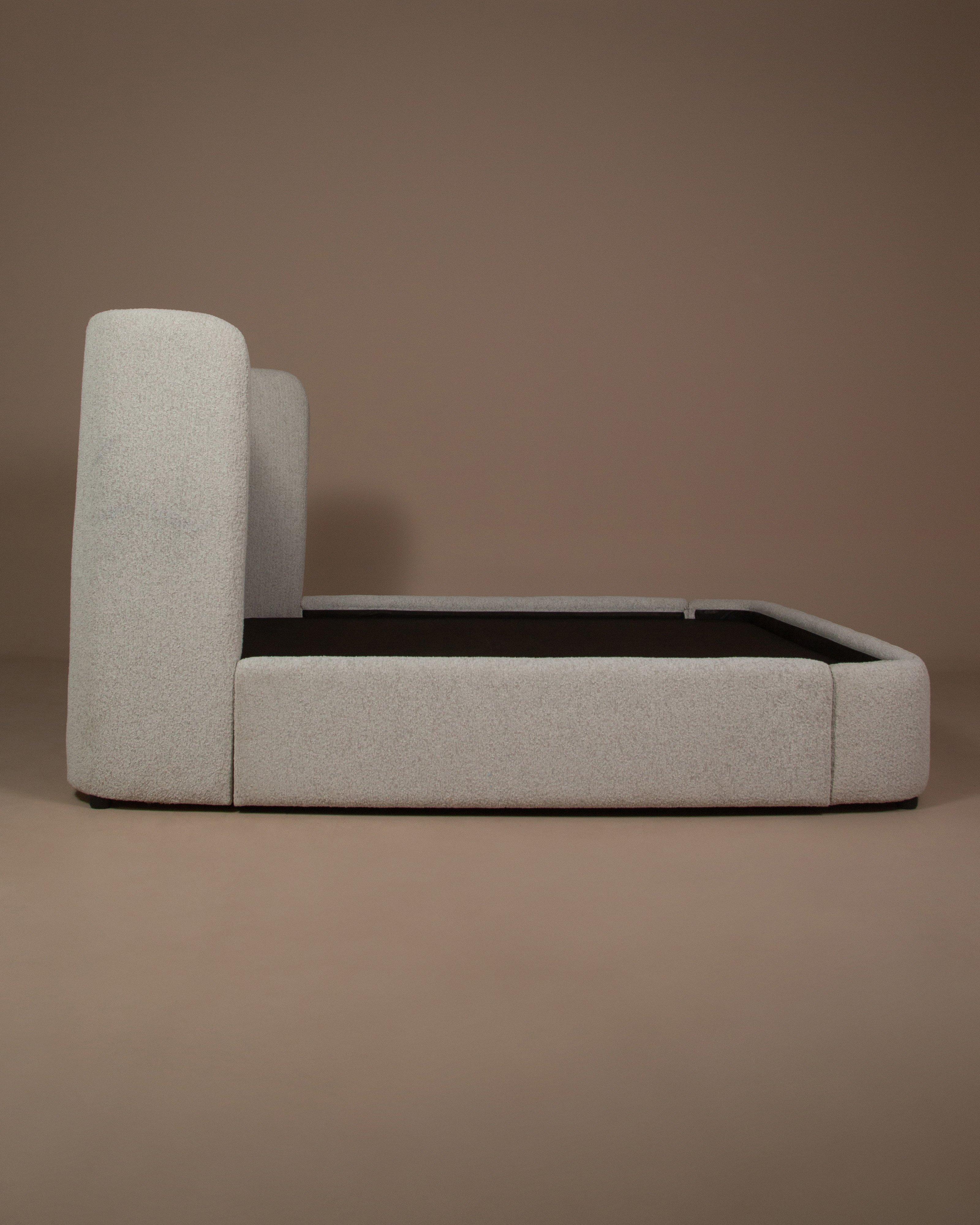 Juniper Boucle Queen Bed Frame - Poetry Clothing Store