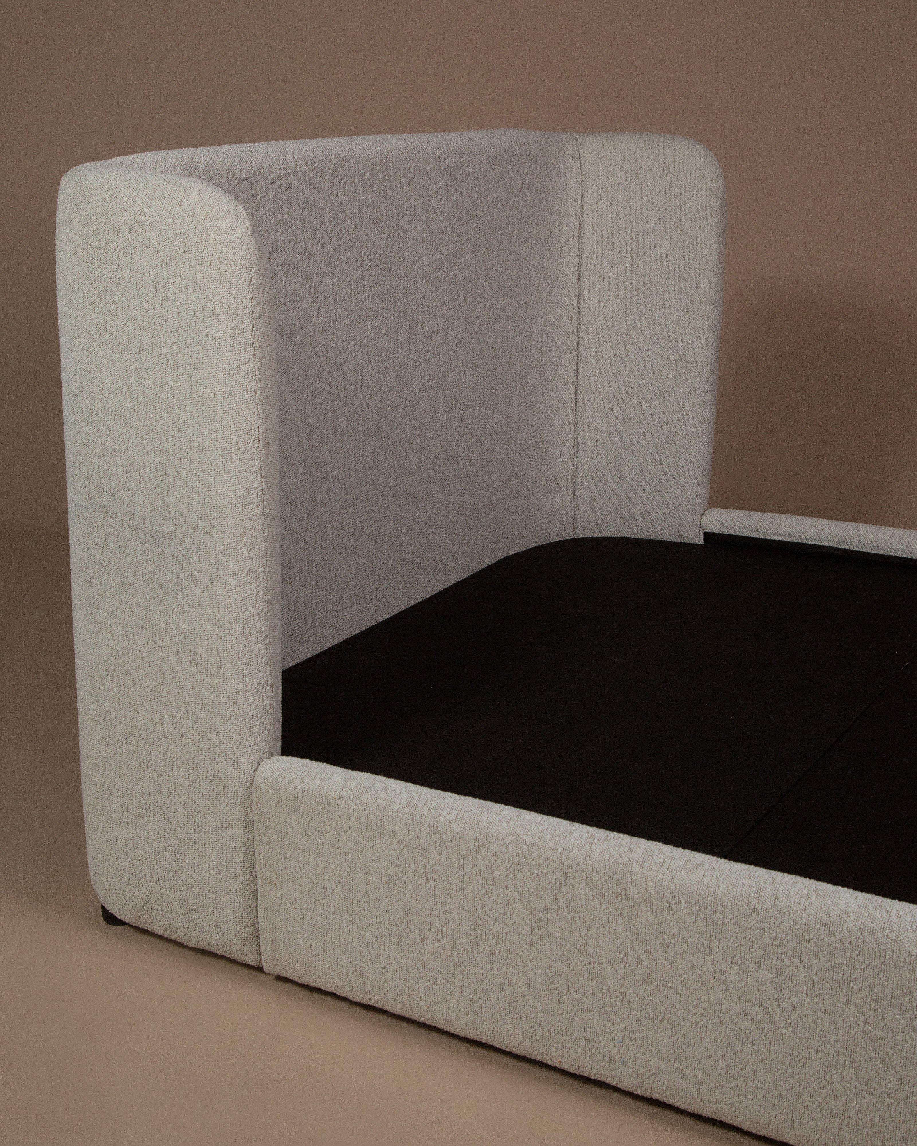 Juniper Boucle Queen Bed Frame - Poetry Clothing Store