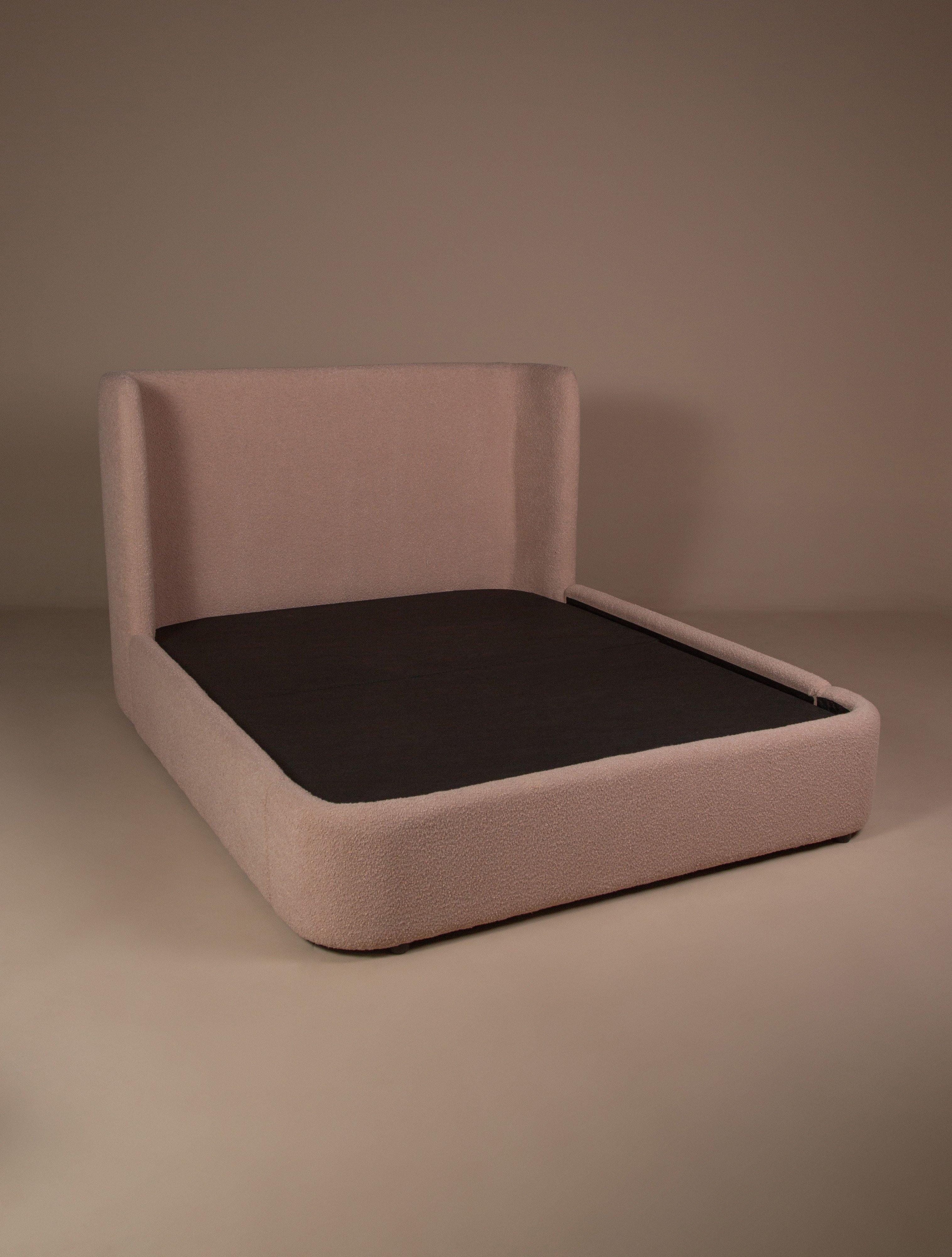 Juniper Boucle Queen Bed Frame - Poetry Clothing Store