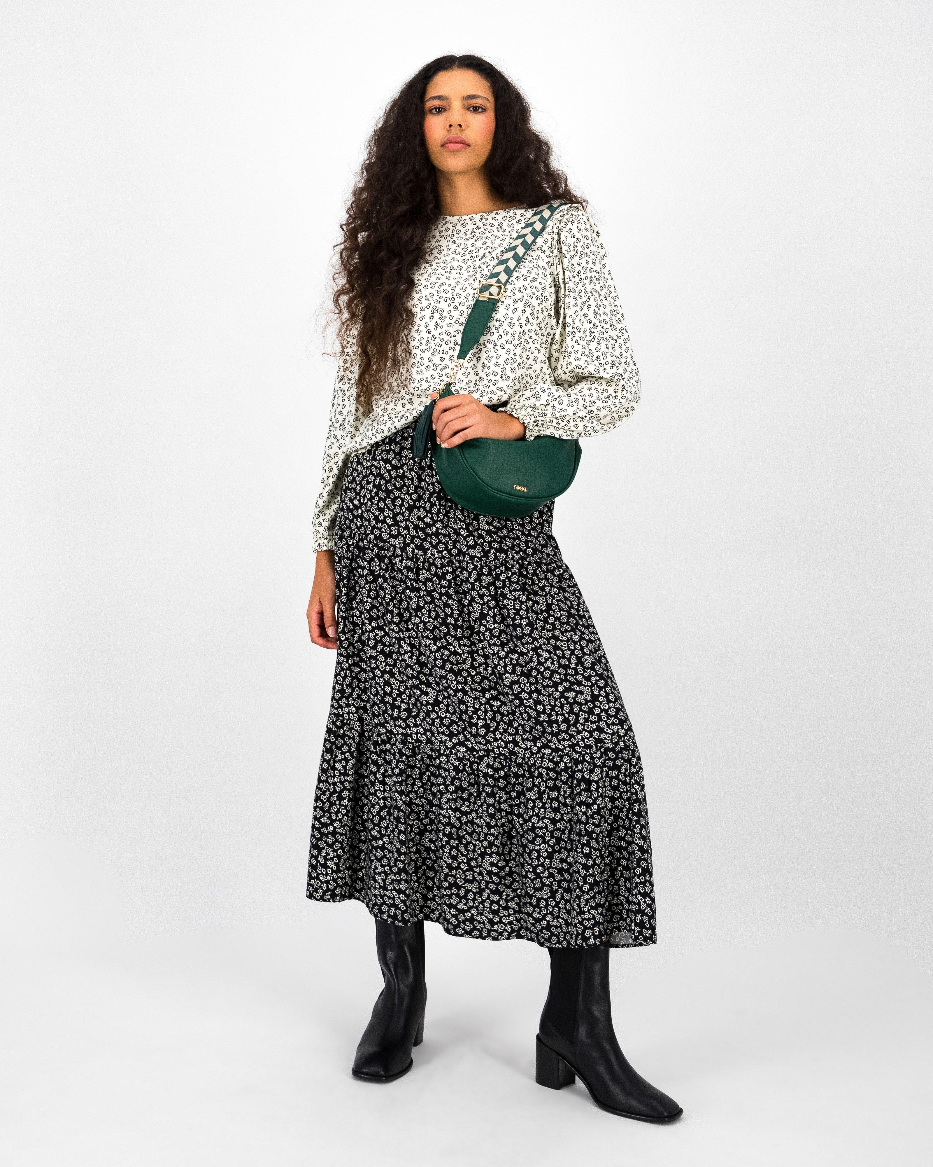 Women’s Dixie Tiered Skirt | Old Khaki
