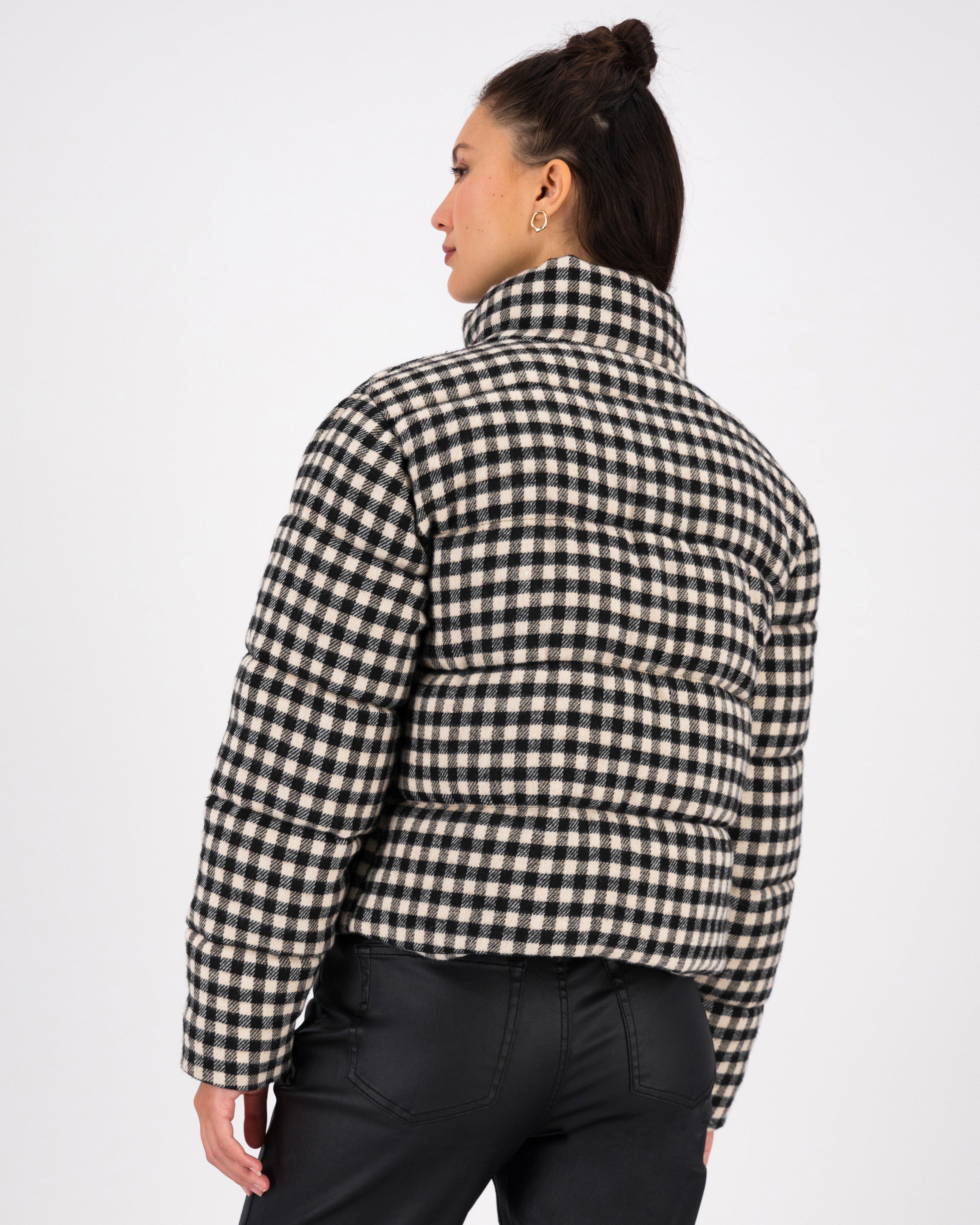 Women’s Lizzo Check Puffer | Old Khaki