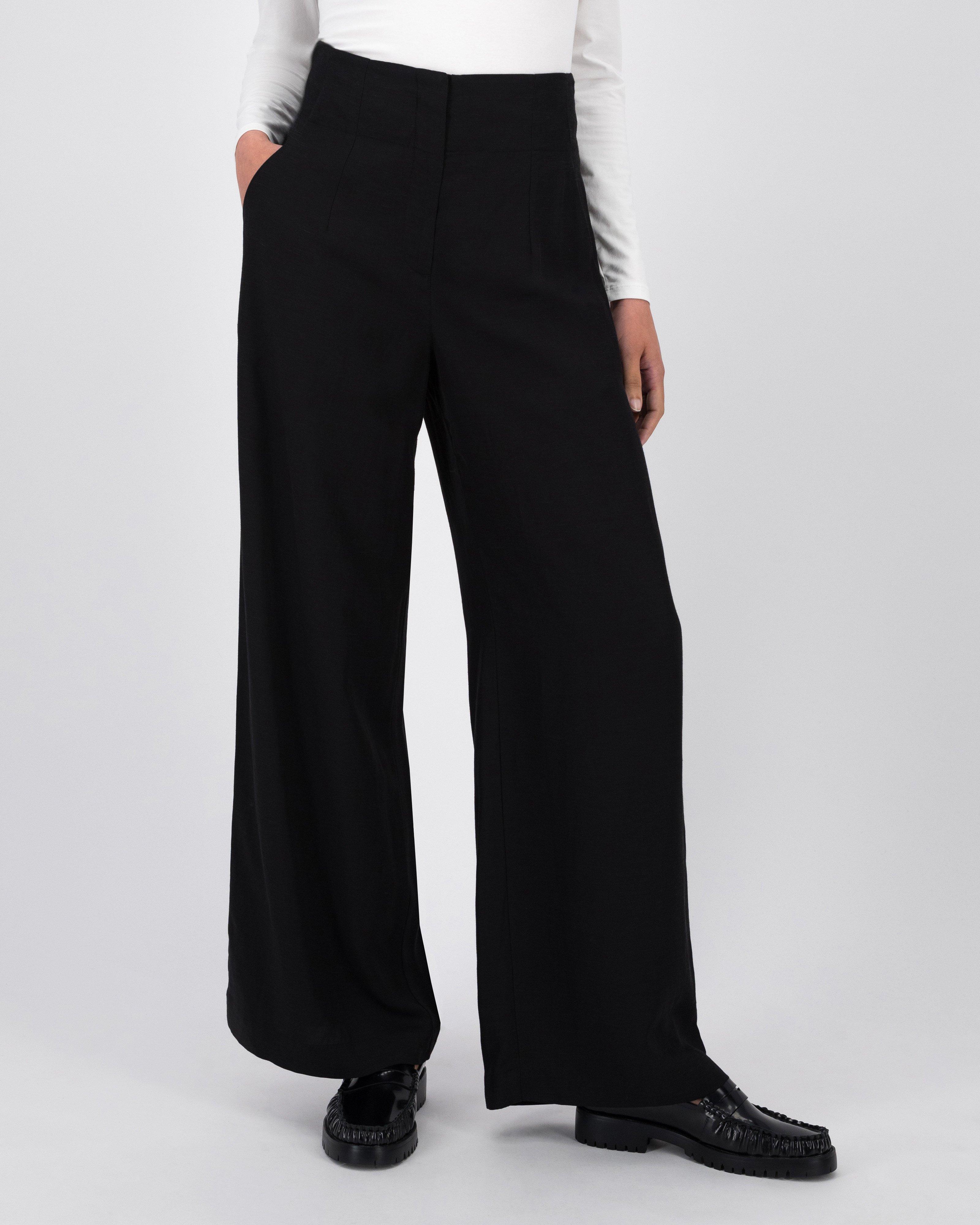 Kathi Luxe Black Pant - Poetry Clothing Store