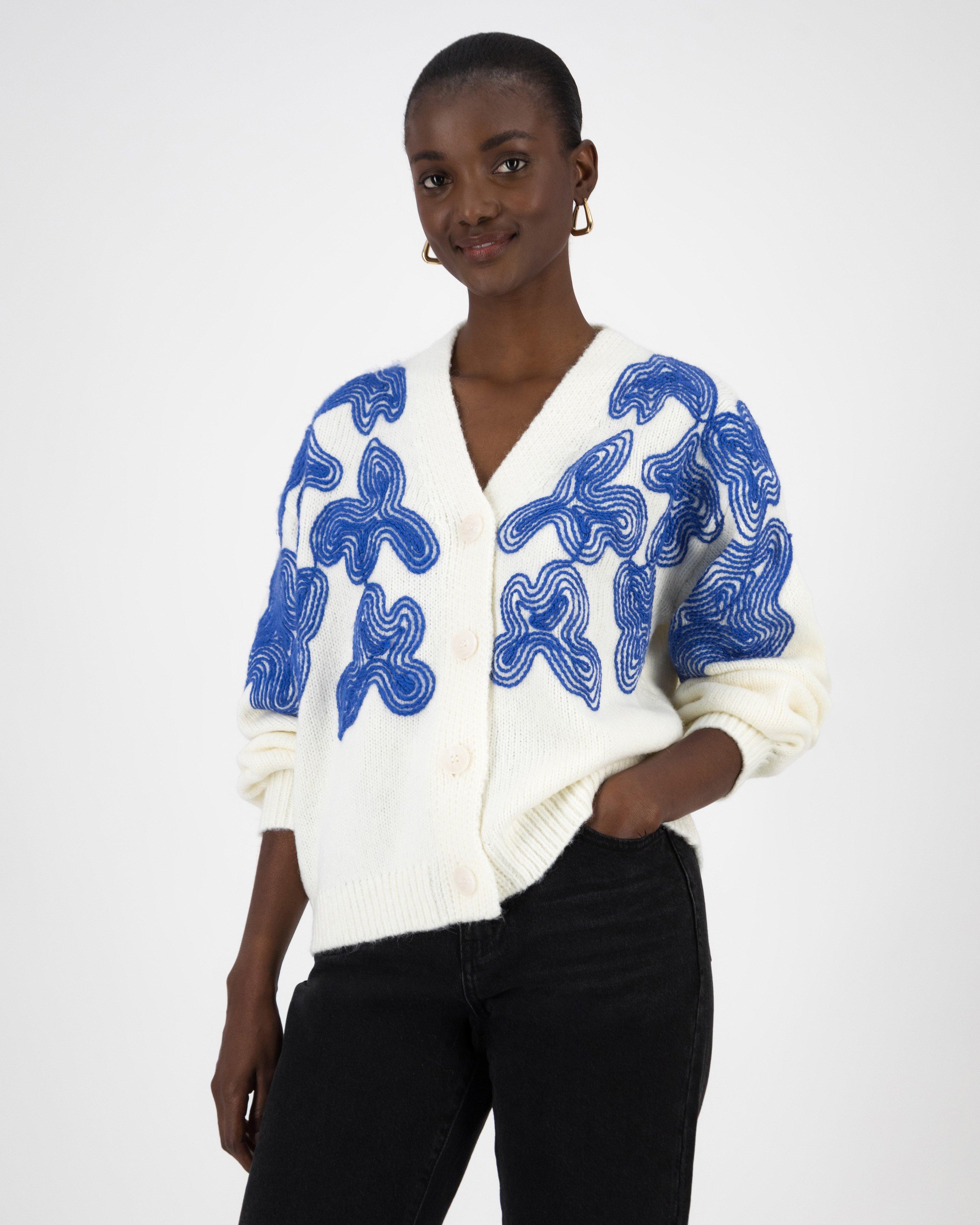 Marette Floral Detail Cardigan - Poetry Clothing Store