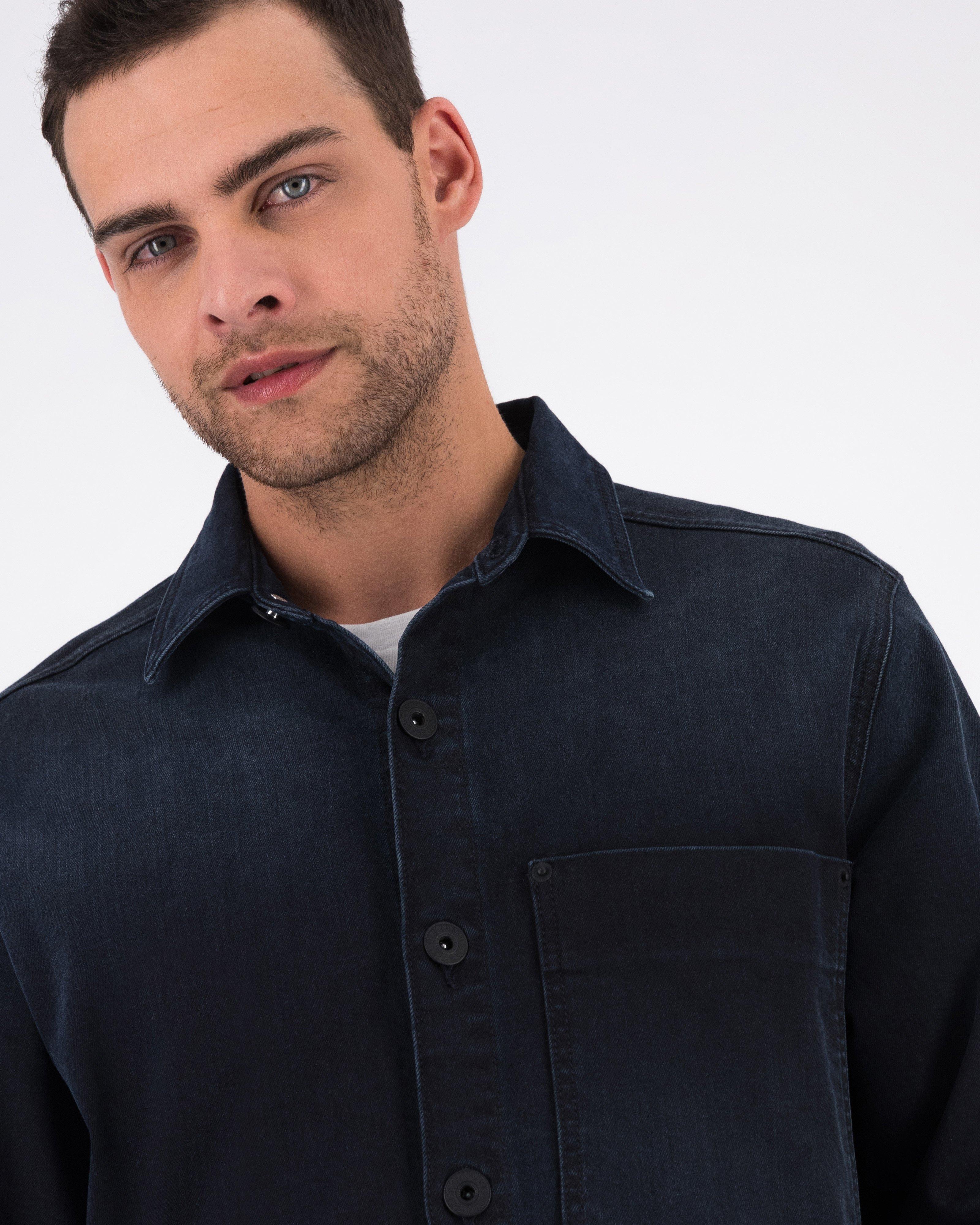 Men’s Ethan Denim Shacket | Old Khaki