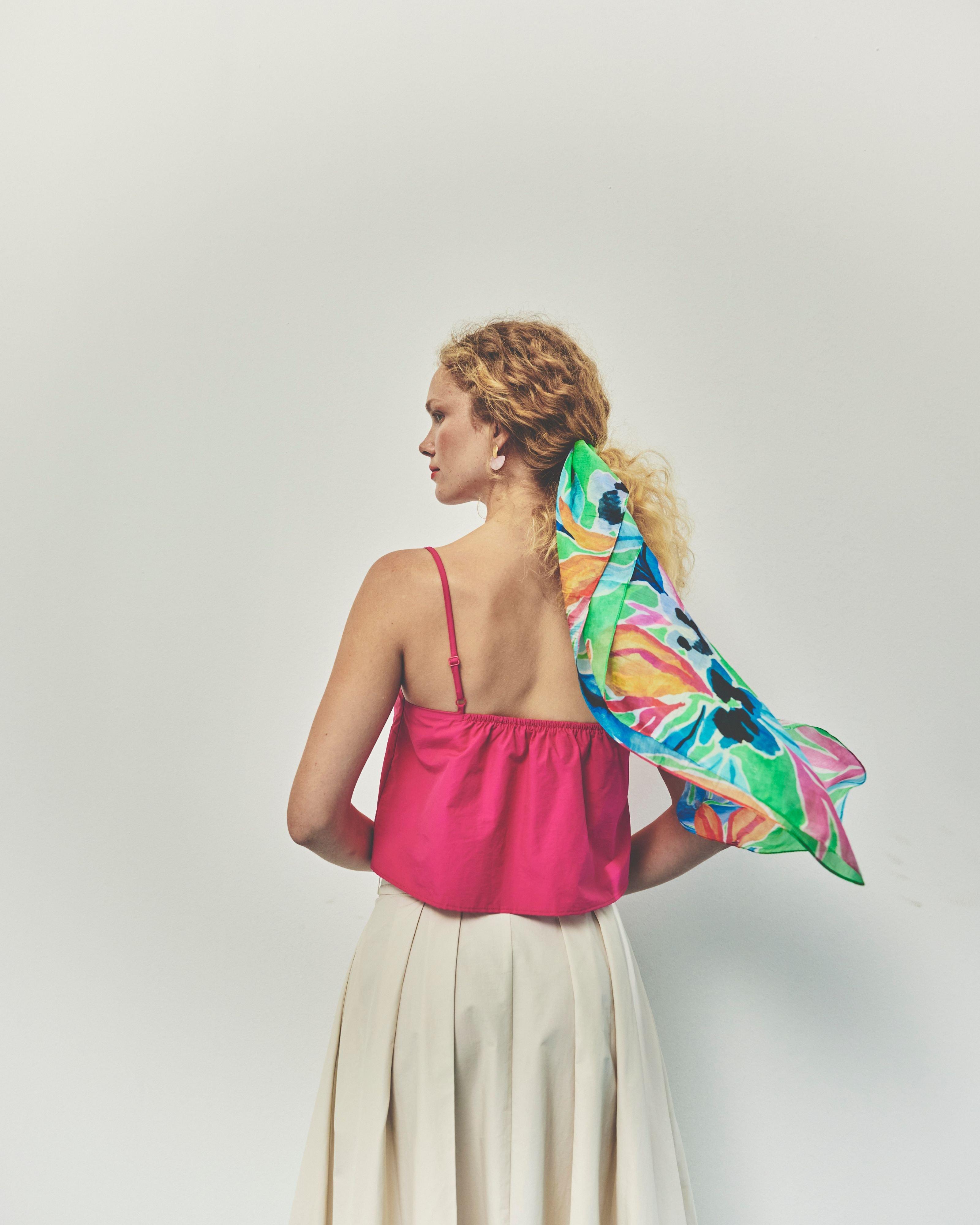 Charlotte Silk Scarf - Poetry Clothing Store