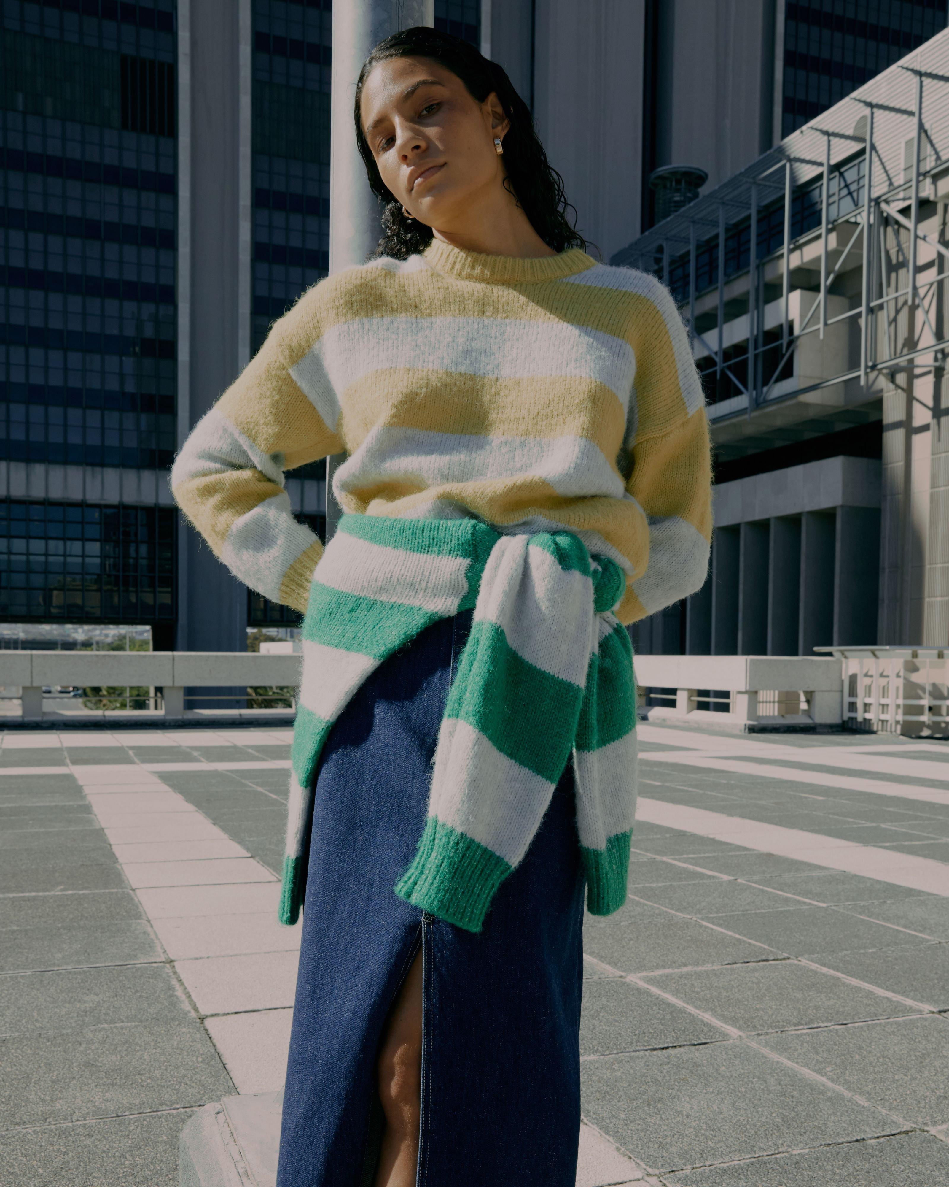 Ahrin Stripe Jumper - Poetry Clothing Store