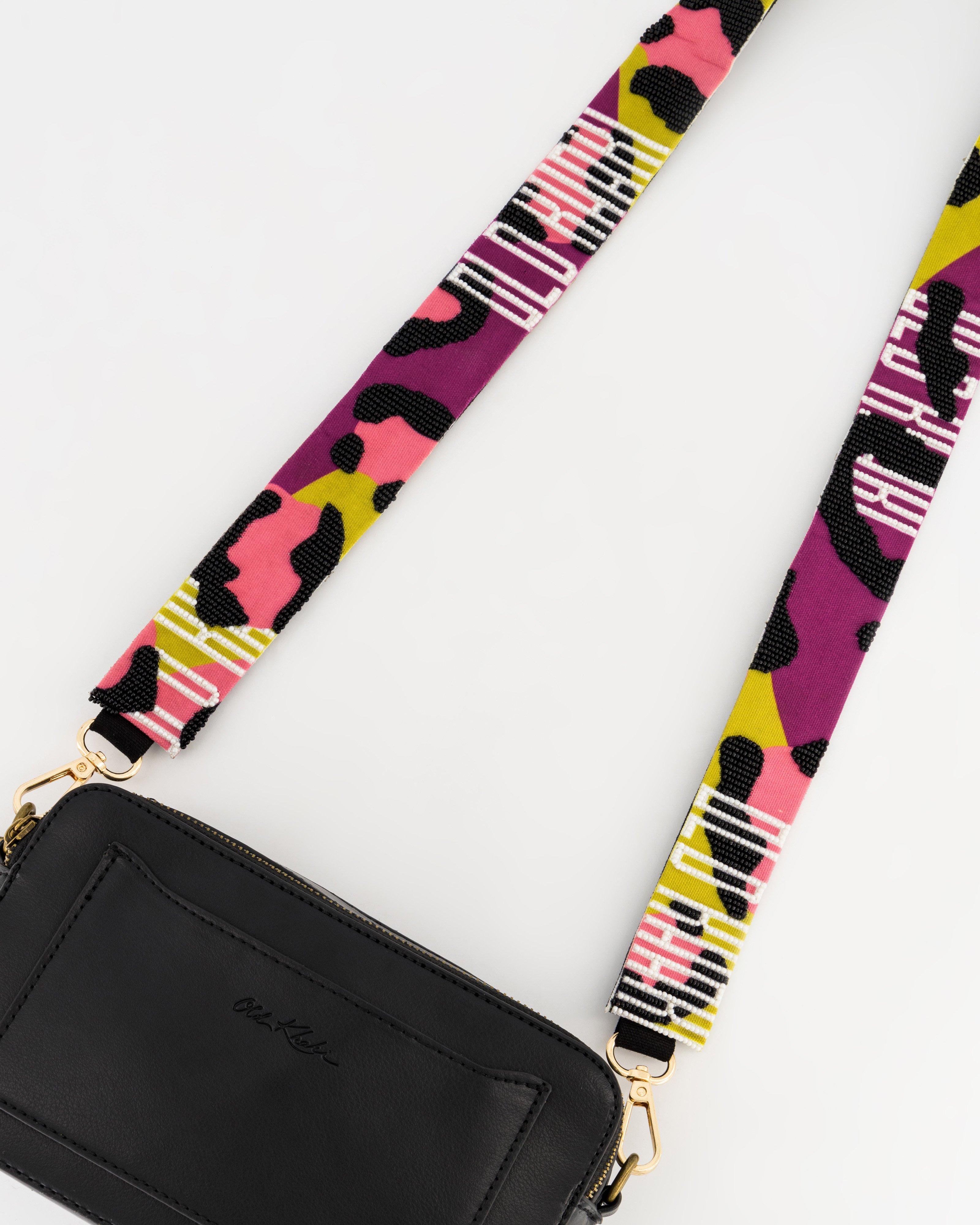 Women’s Beaded Branded Bag Strap | Old Khaki