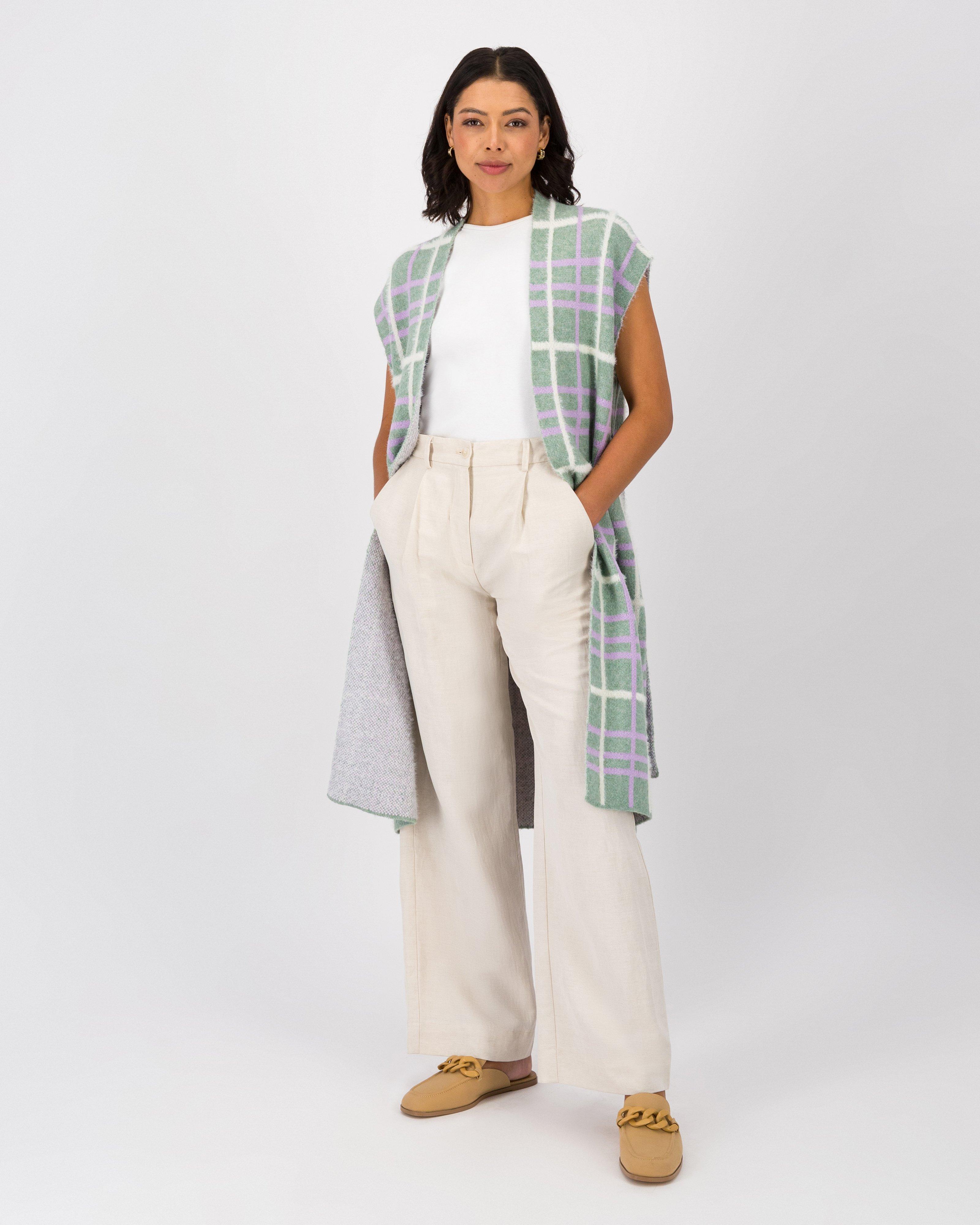 Stacey Check Kimono - Poetry Clothing Store