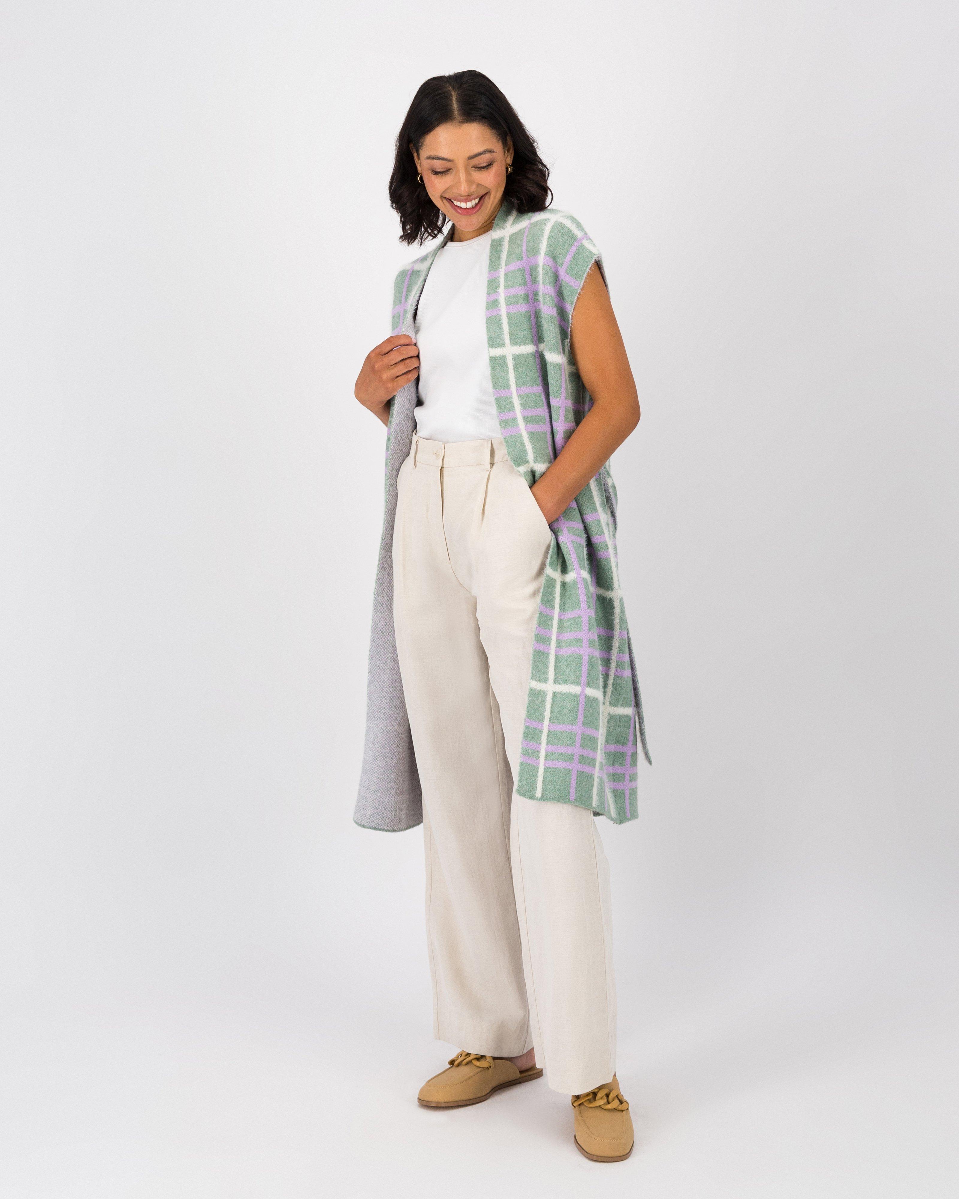 Stacey Check Kimono - Poetry Clothing Store