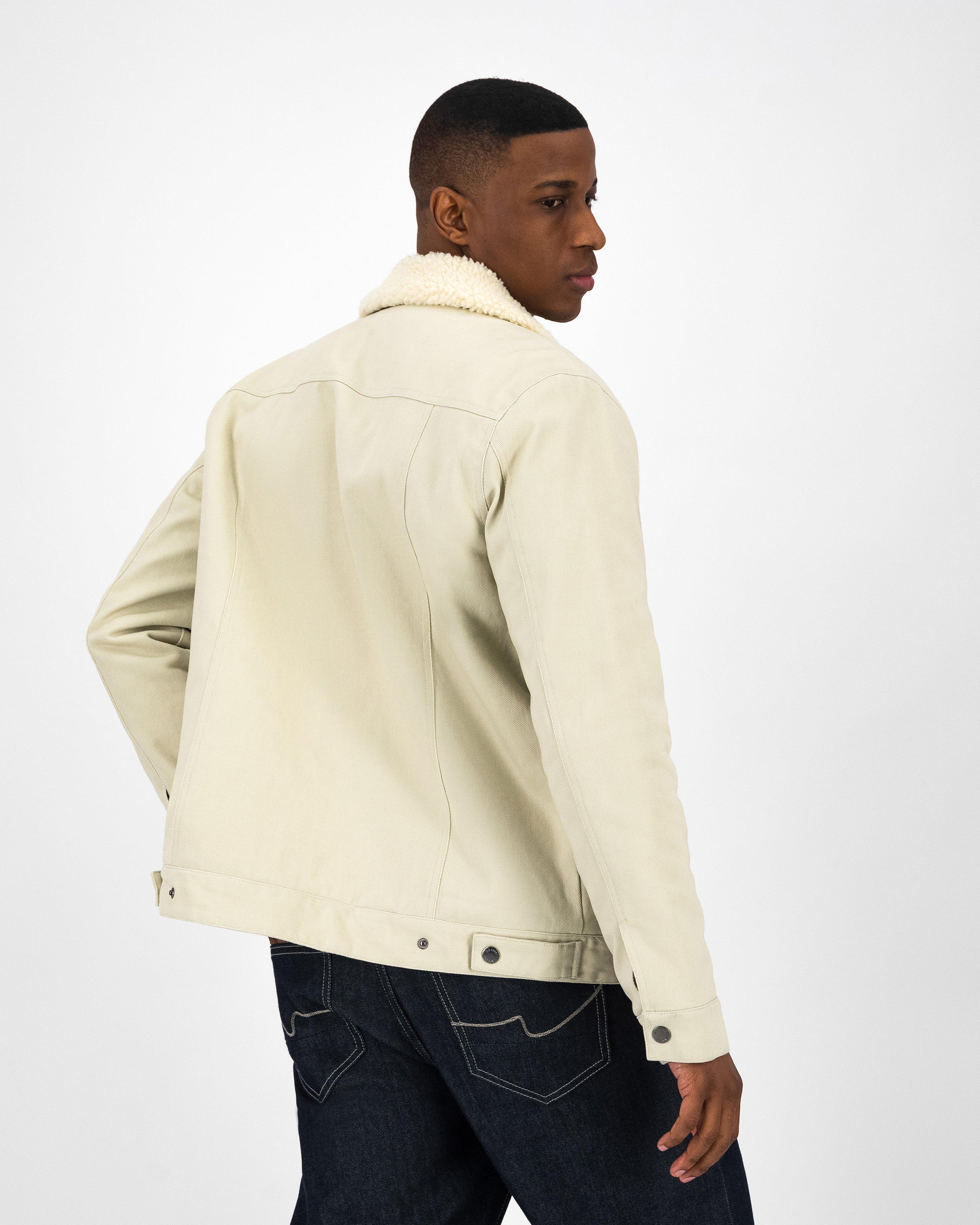 Men’s Cyrus Borg Collar Jacket | Old Khaki