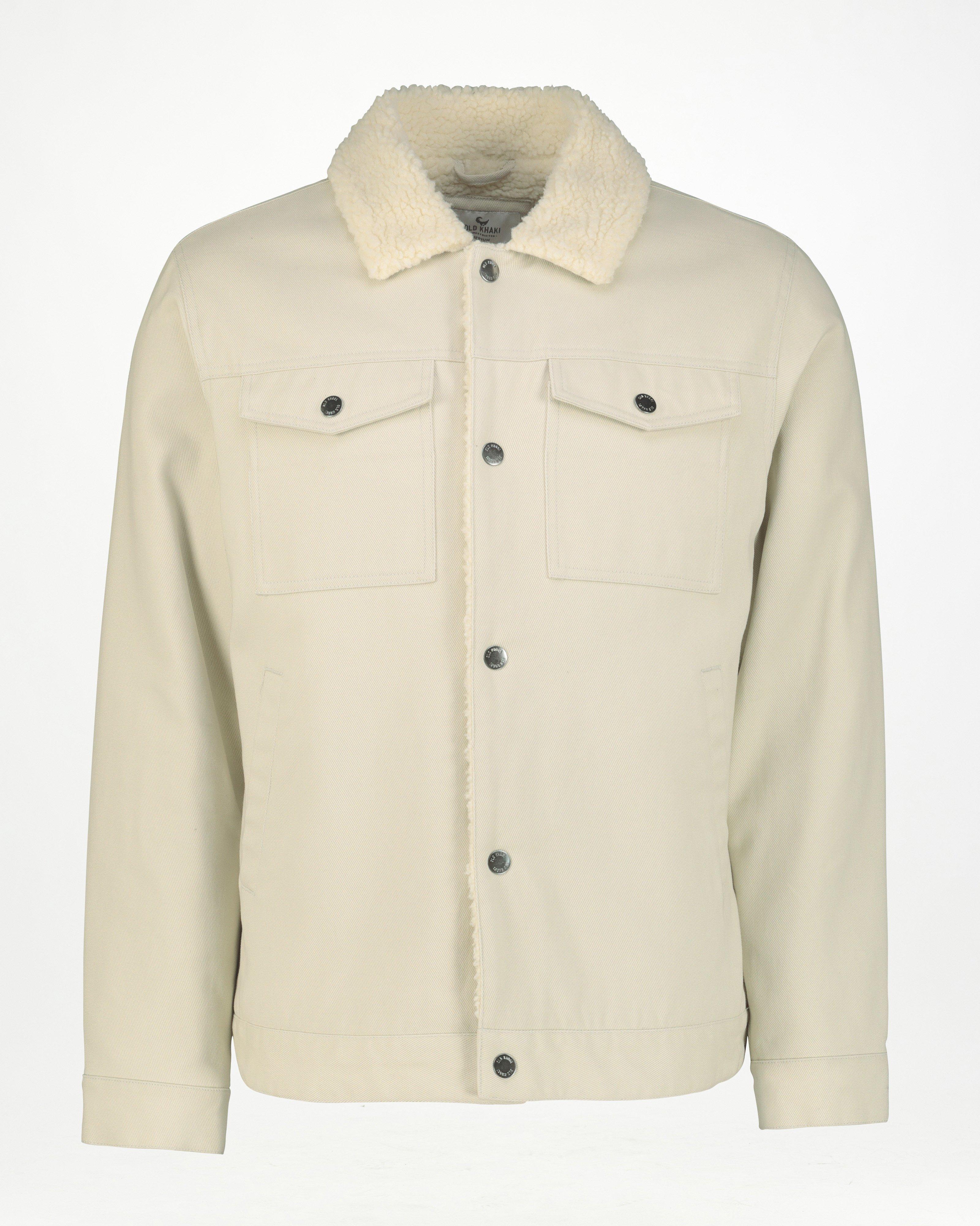 Men’s Cyrus Borg Collar Jacket | Old Khaki