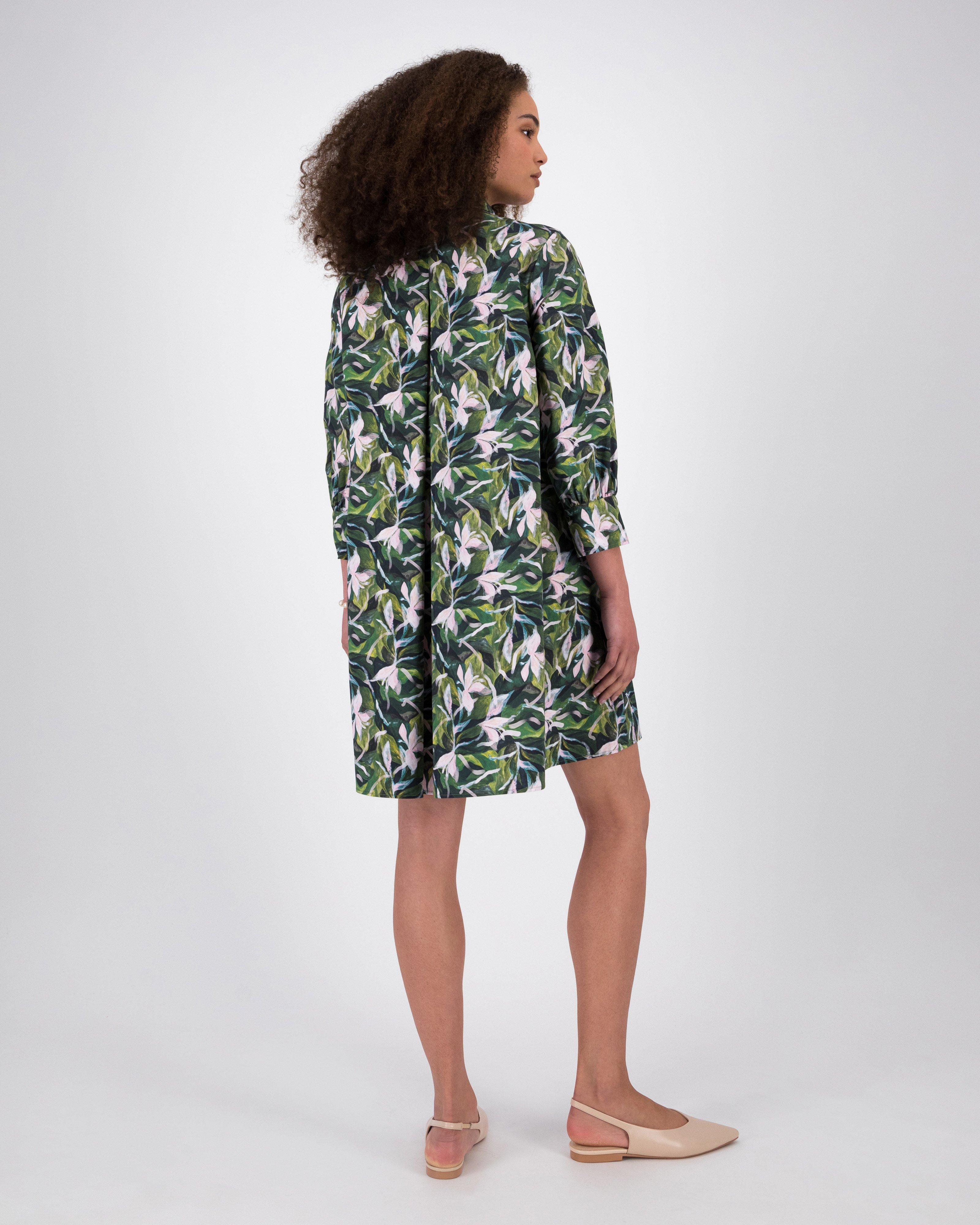 Thandi Printed Kitty Bow Tunic Dress Poetry Clothing Store