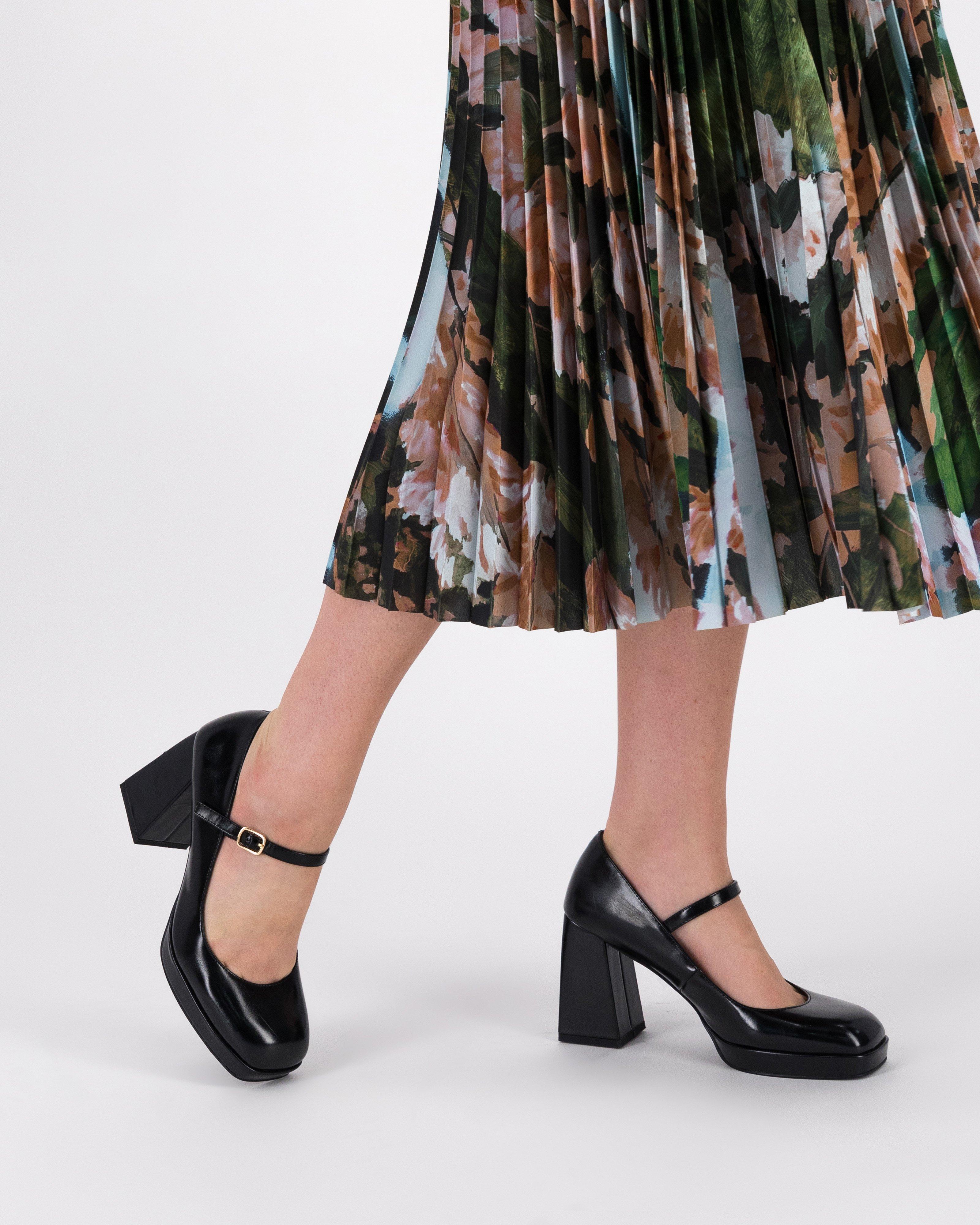 Zoe Platform Mary Jane Heel - Poetry Clothing Store
