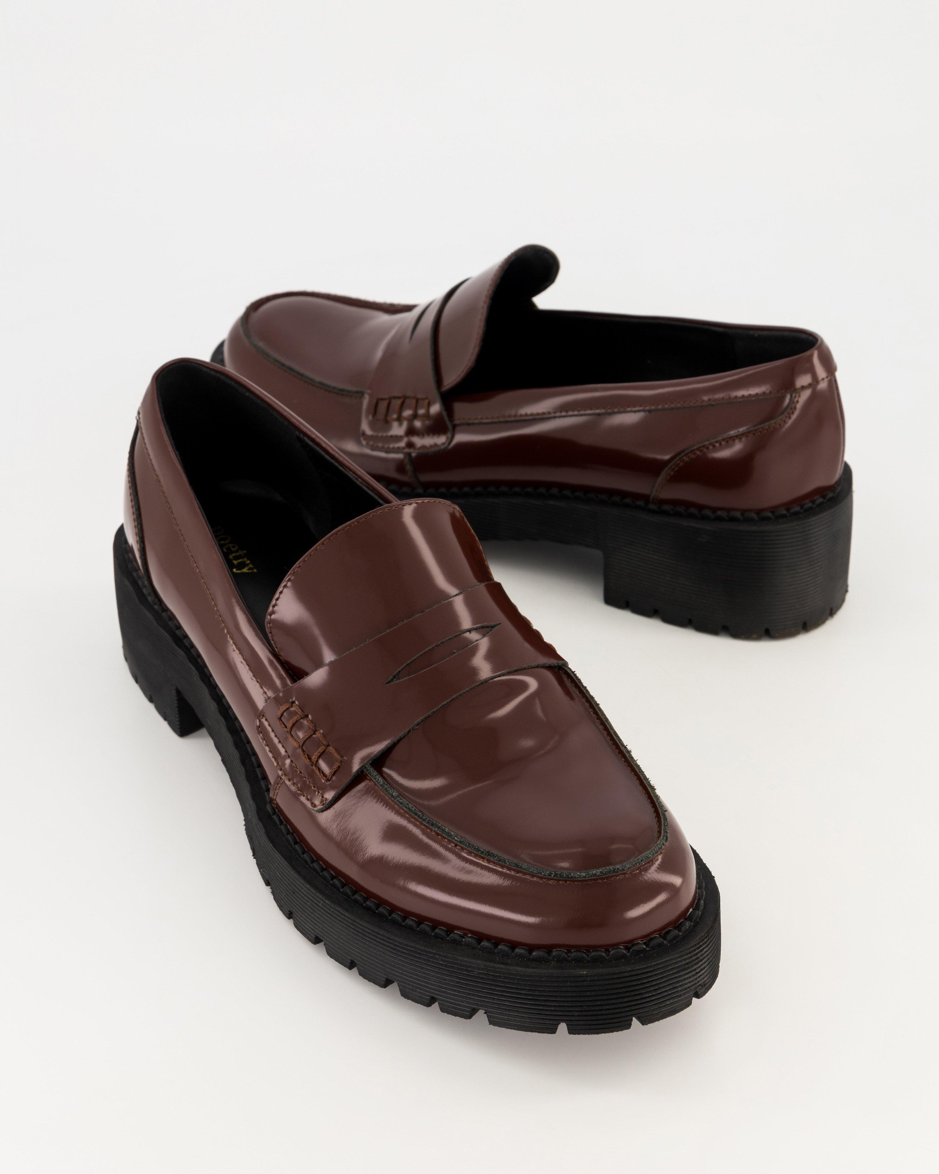 Martina Chunky Leather Loafer - Poetry Clothing Store