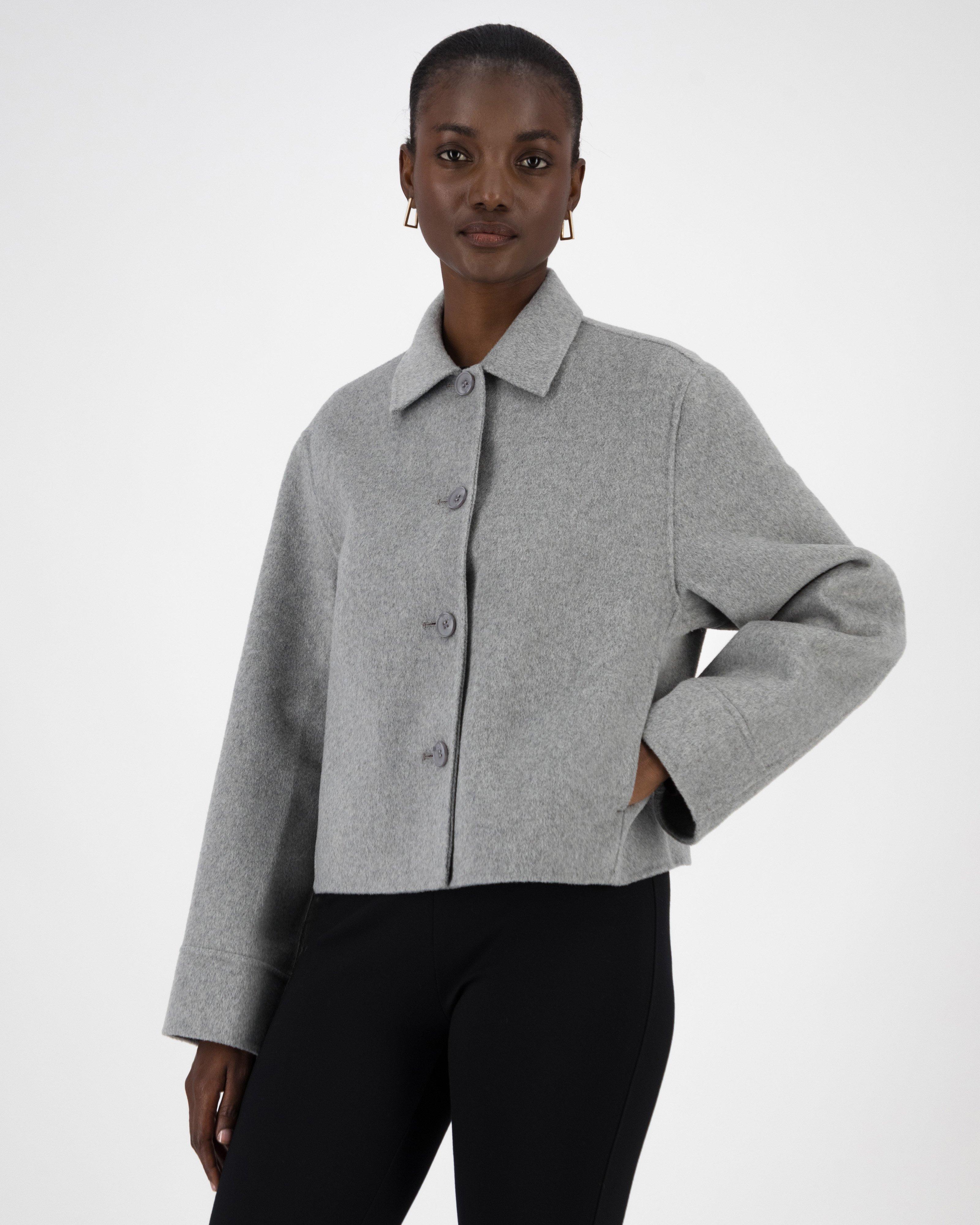 Bailey Boxy Collared Jacket - Poetry Clothing Store