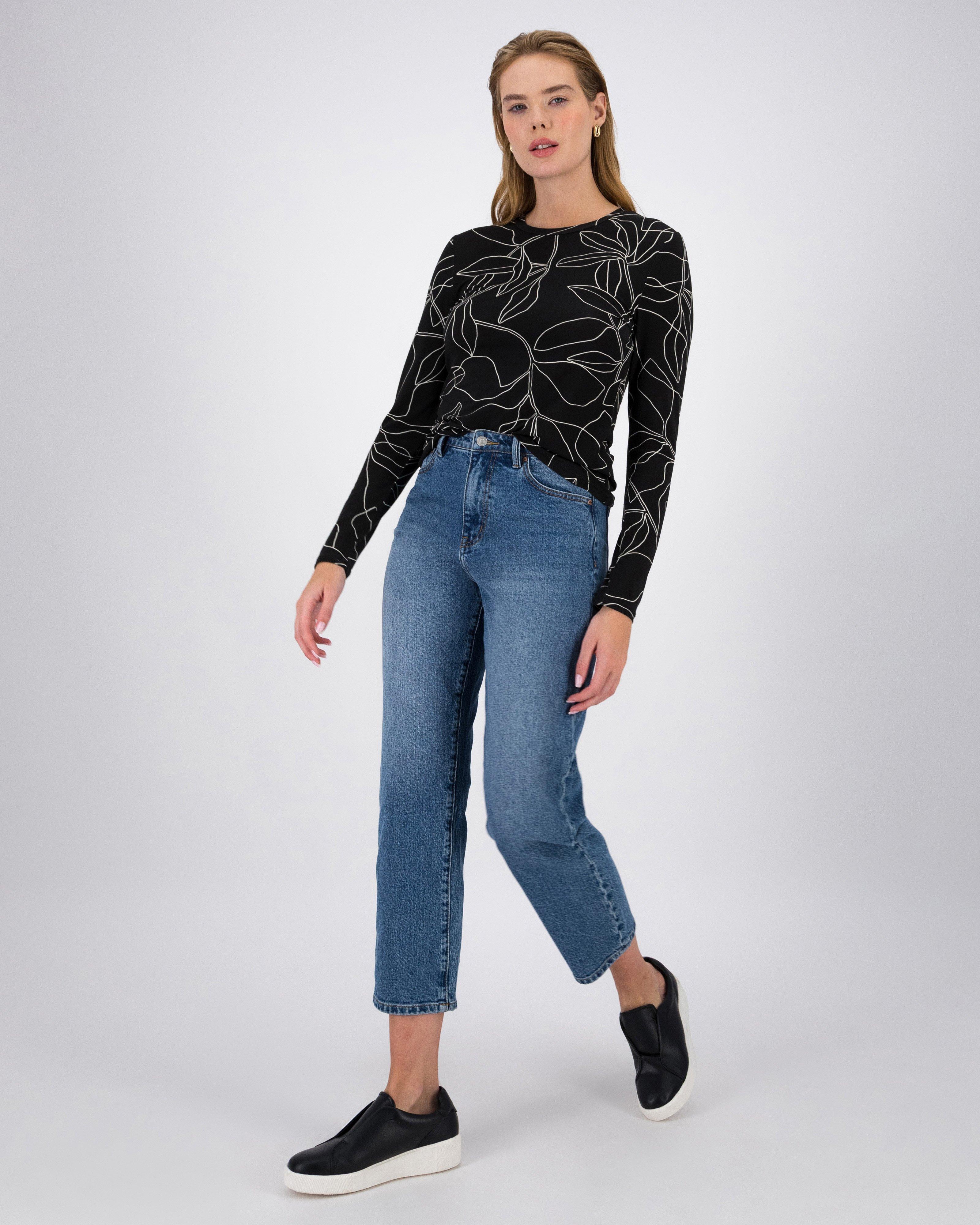 Juma Long Sleeve Printed Top - Poetry Clothing Store