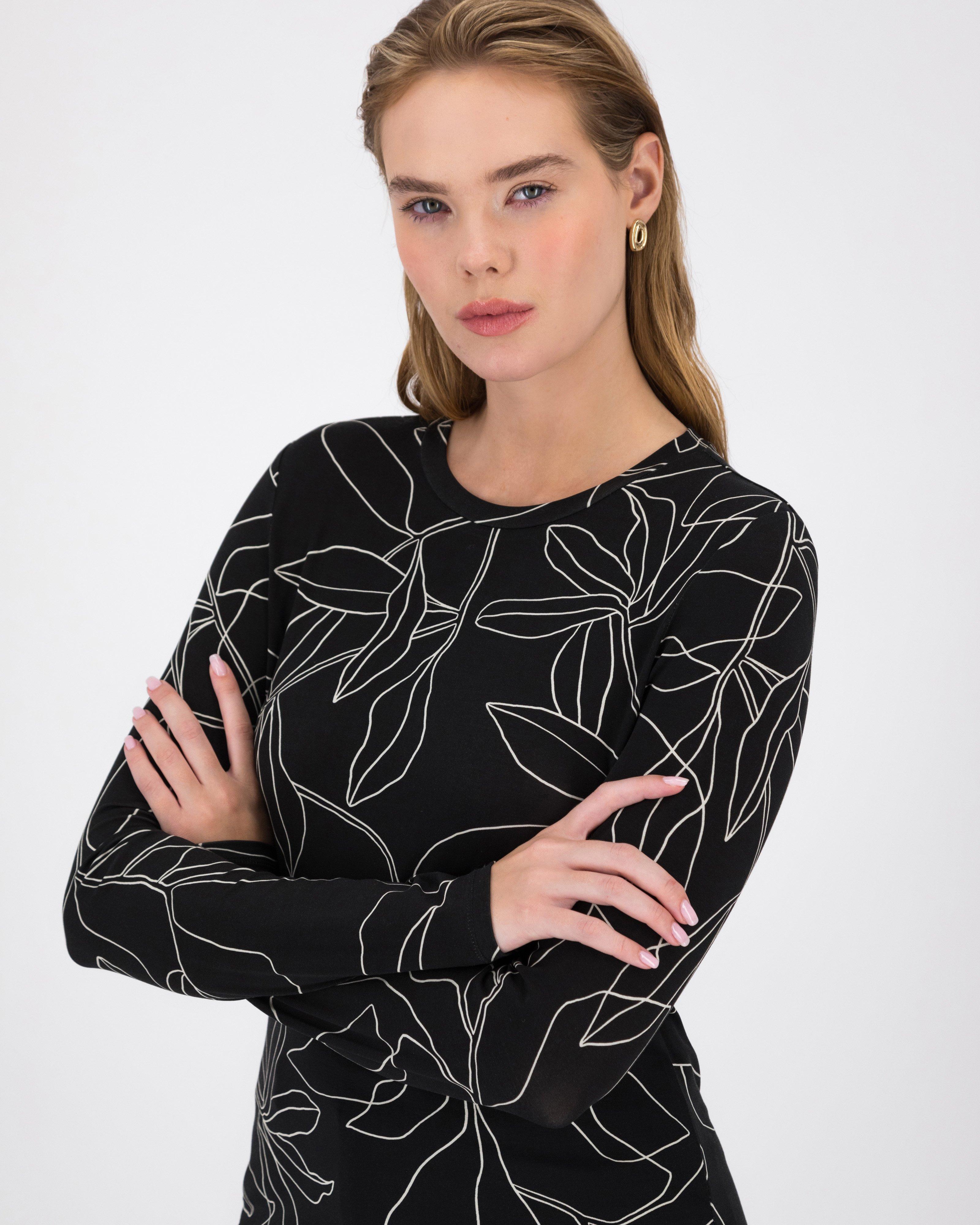 Juma Long Sleeve Printed Top - Poetry Clothing Store