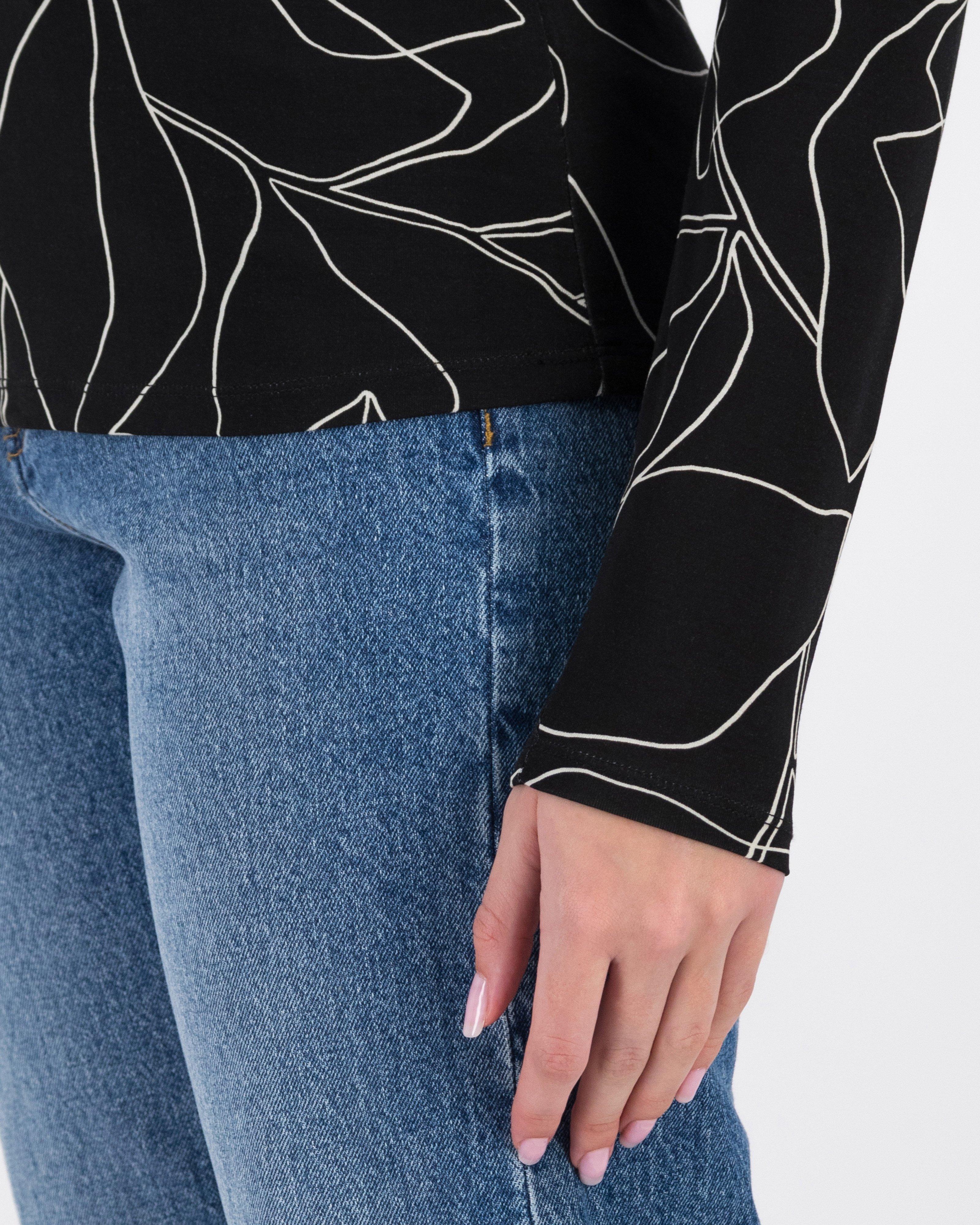 Juma Long Sleeve Printed Top - Poetry Clothing Store