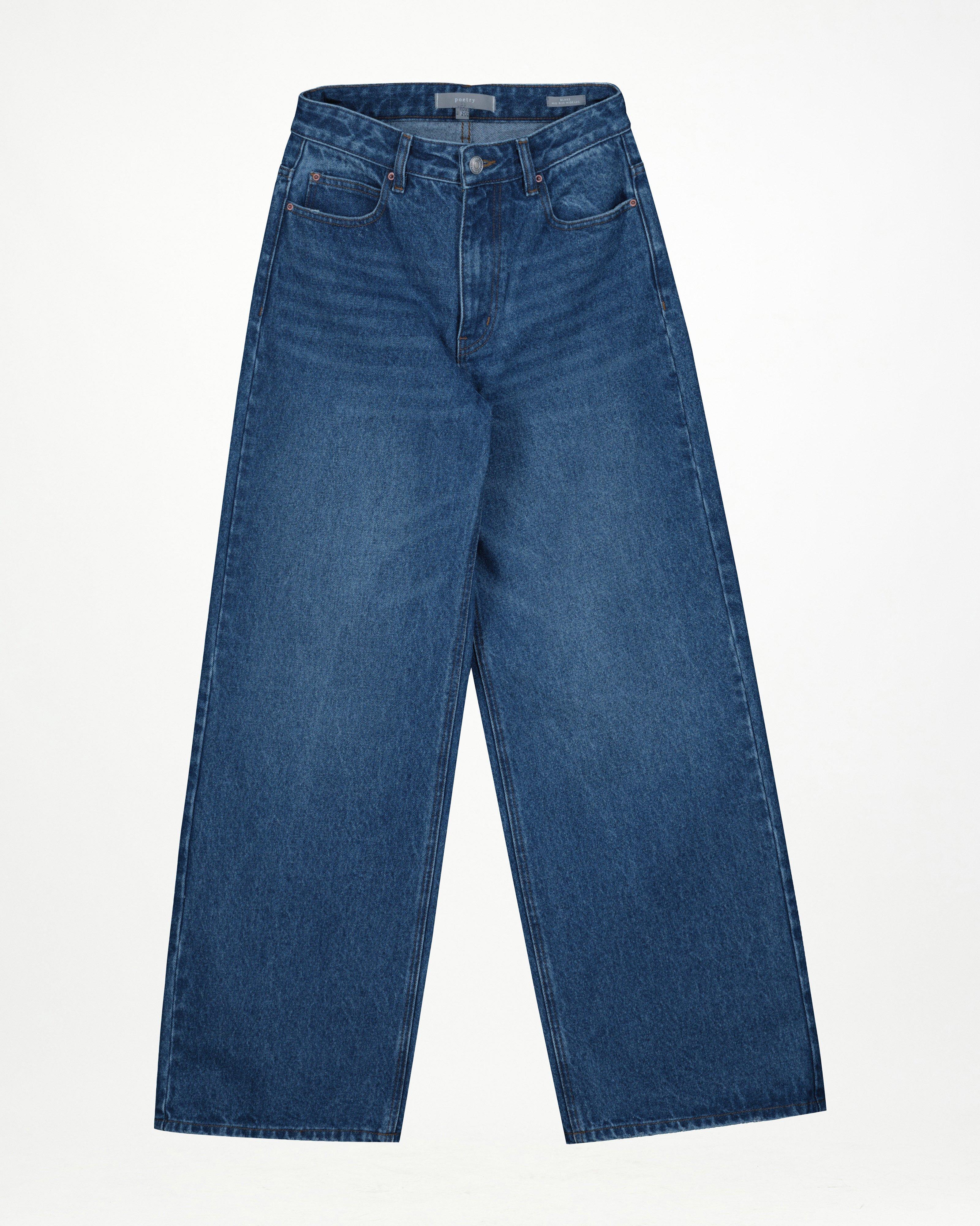 Blake Mid-Rise Wide-Leg Denim - Poetry Clothing Store