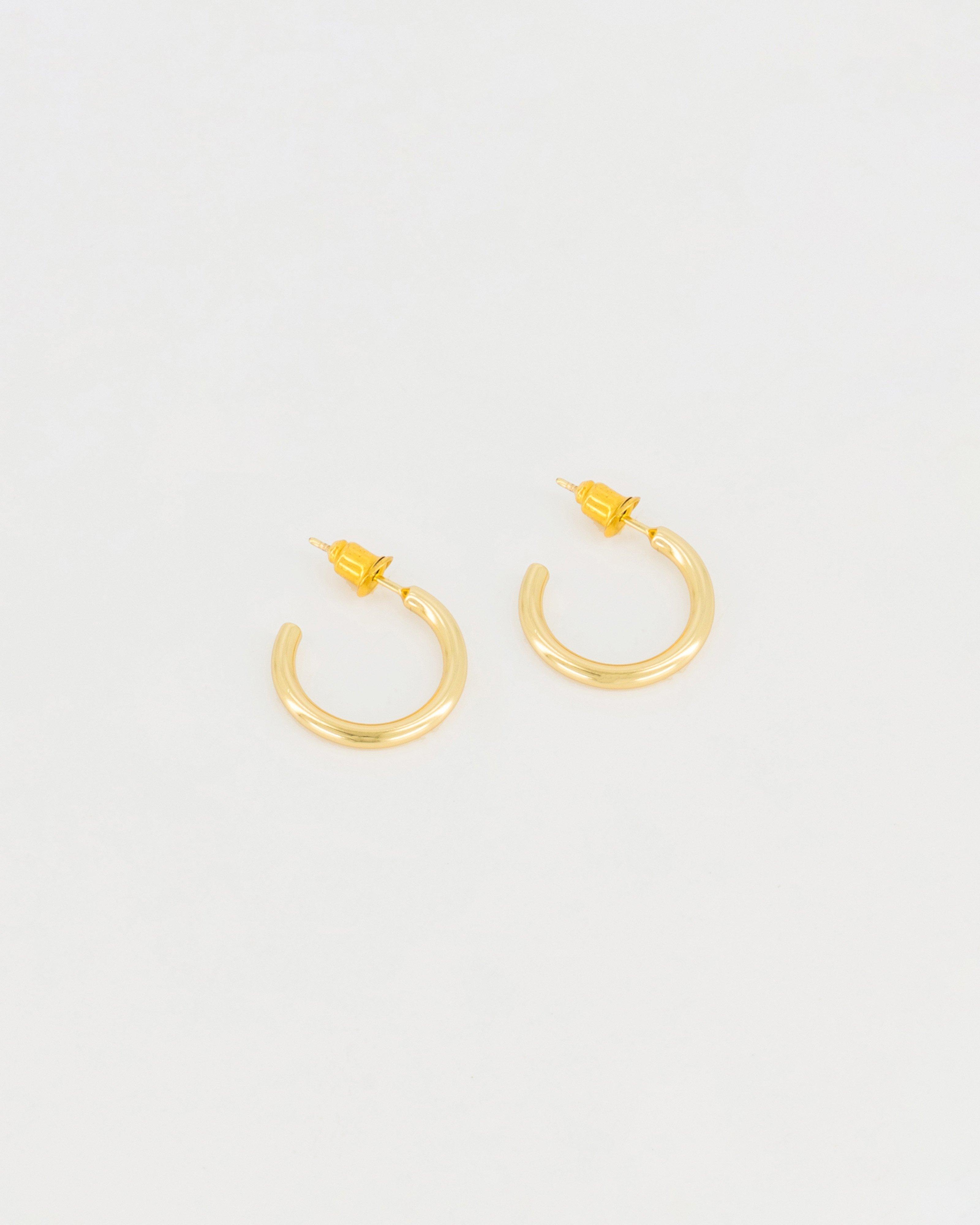 Sterling Silver Basic Hoop Earrings - Poetry Clothing Store