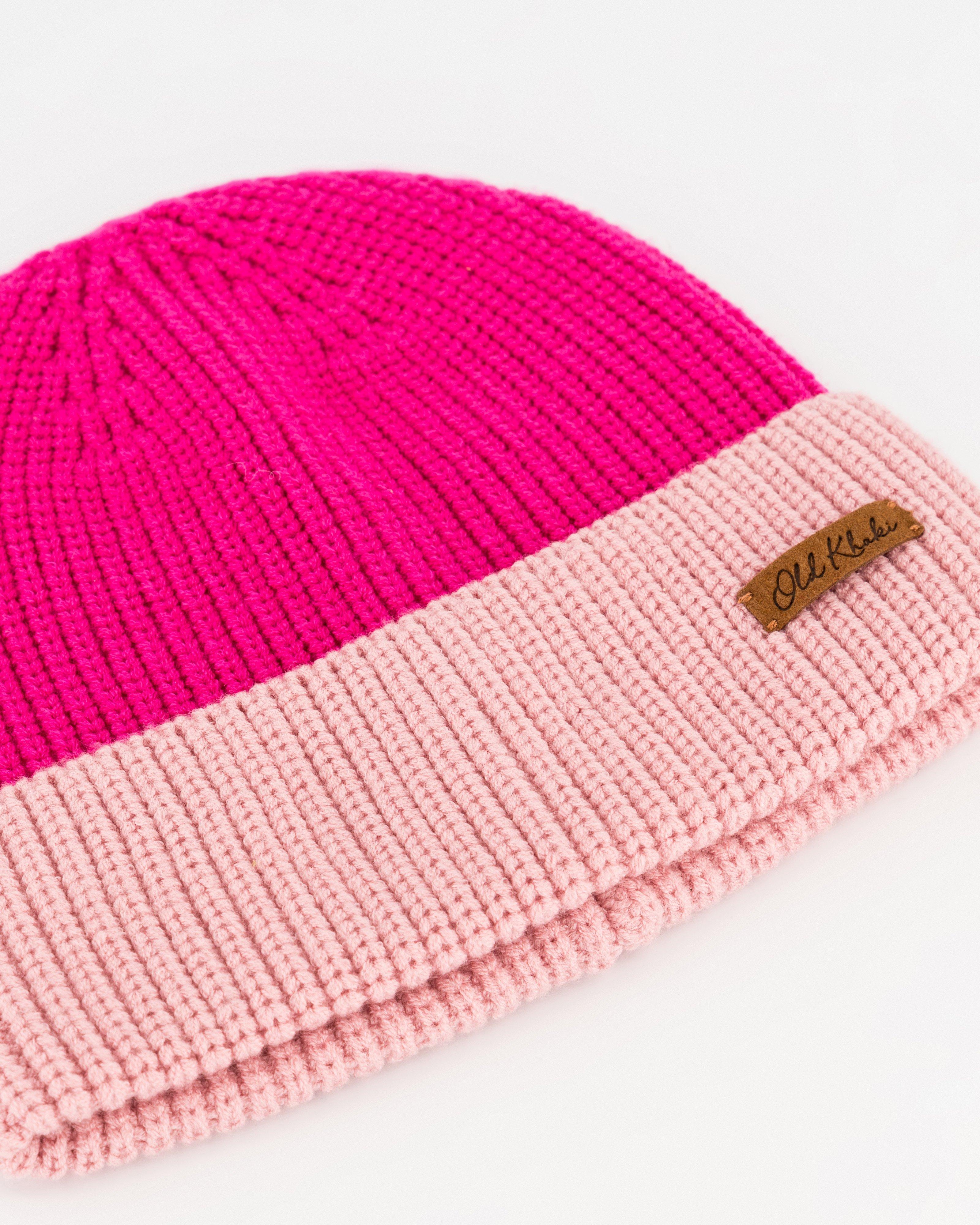 Women’s Resa Two-Tone Ribbed Beanie | Old Khaki