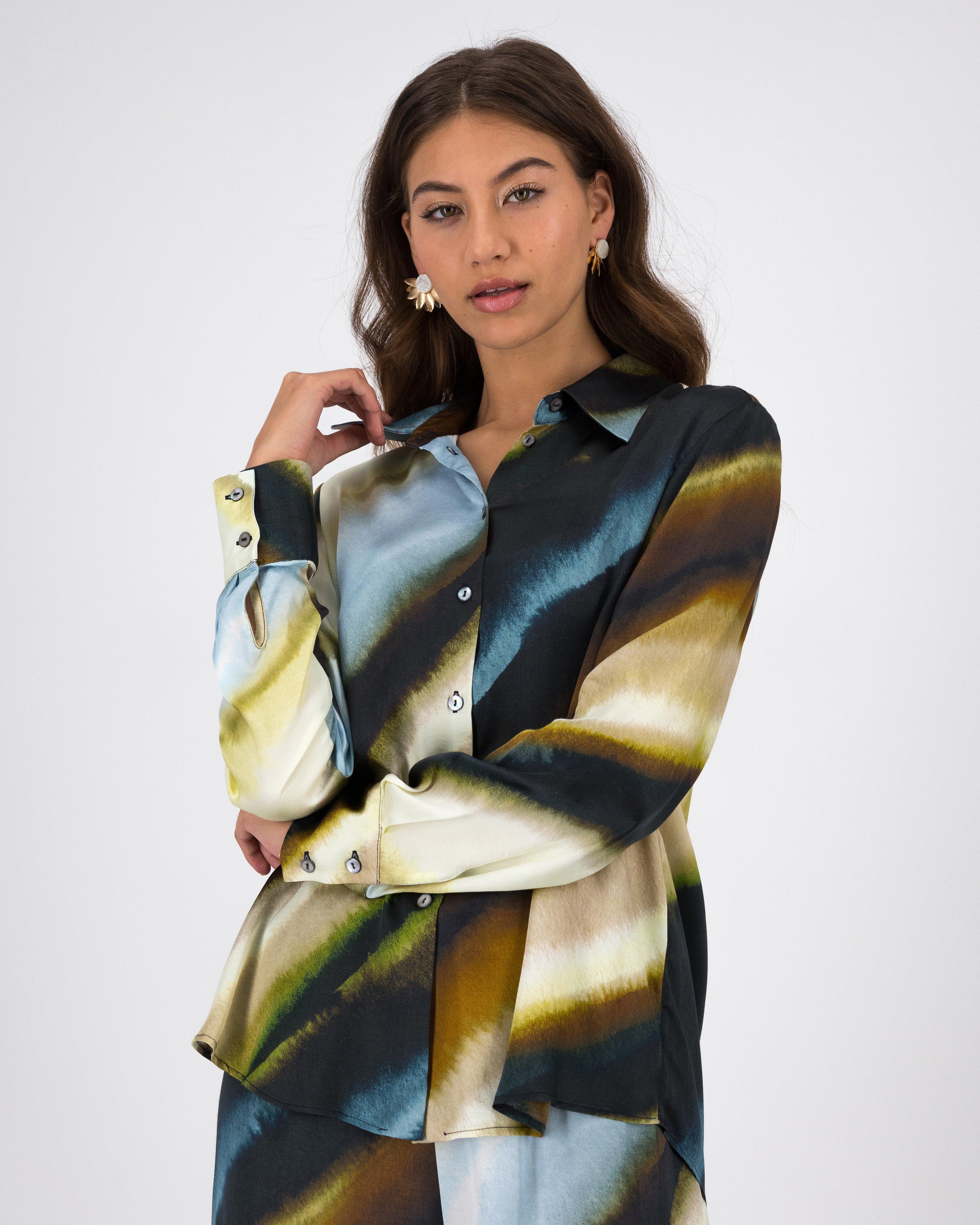 Sandi Ombre Printed Soft Shirt - Poetry Clothing Store