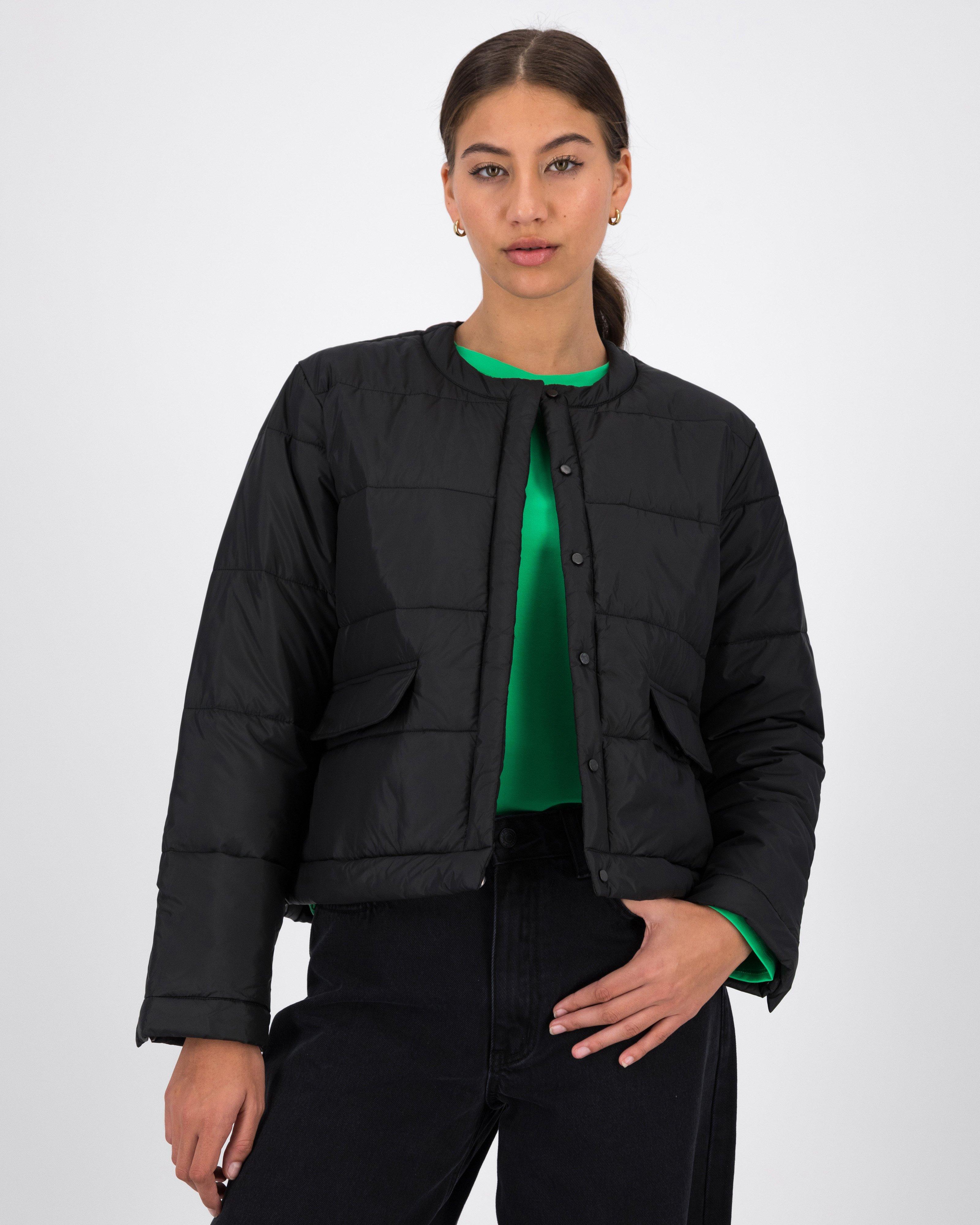 Naomi Synthetic Collarless Puffer - Poetry Clothing Store