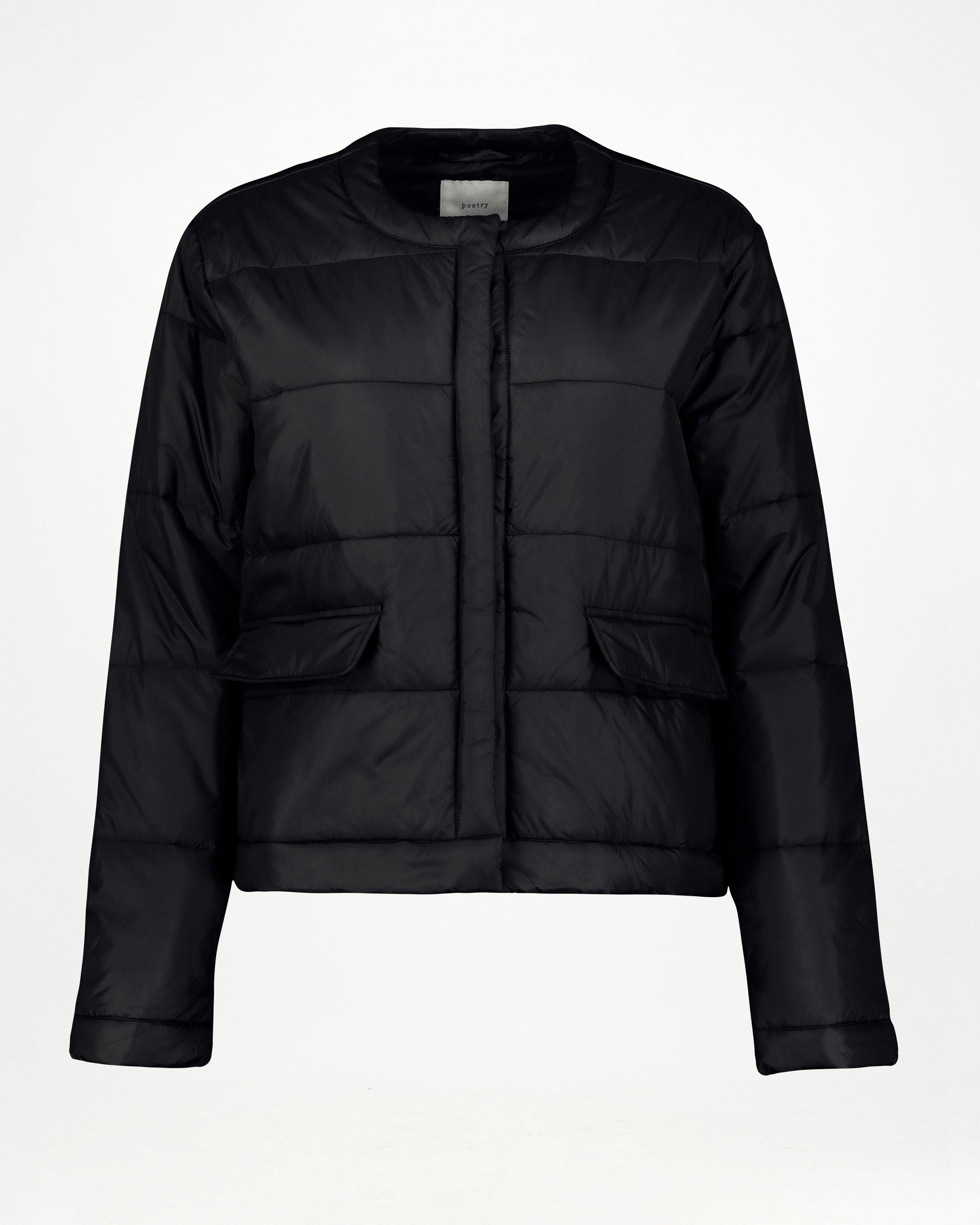 Naomi Synthetic Collarless Puffer - Poetry Clothing Store