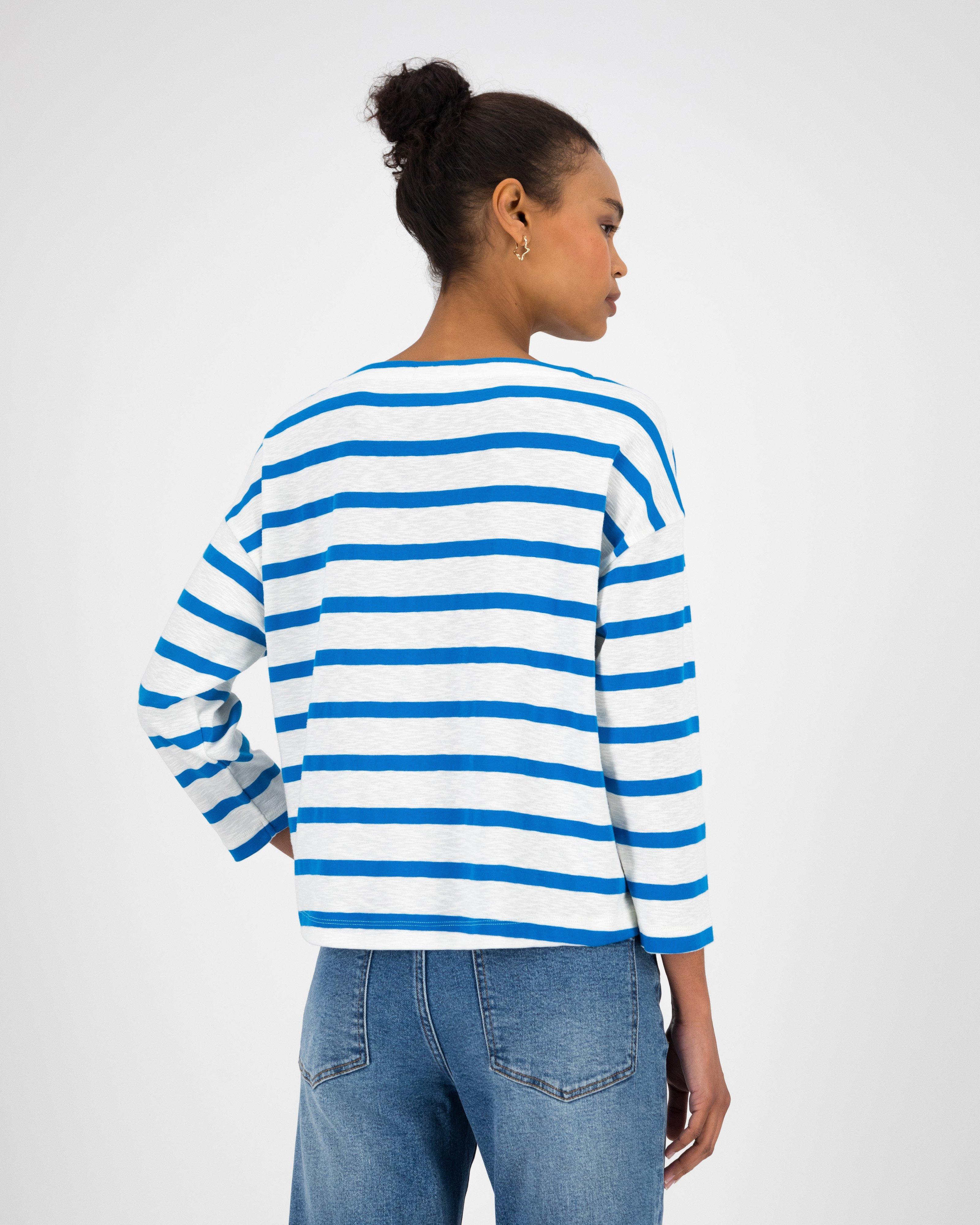 Women’s Zama Long Sleeve Stripe Knit Top | Old Khaki
