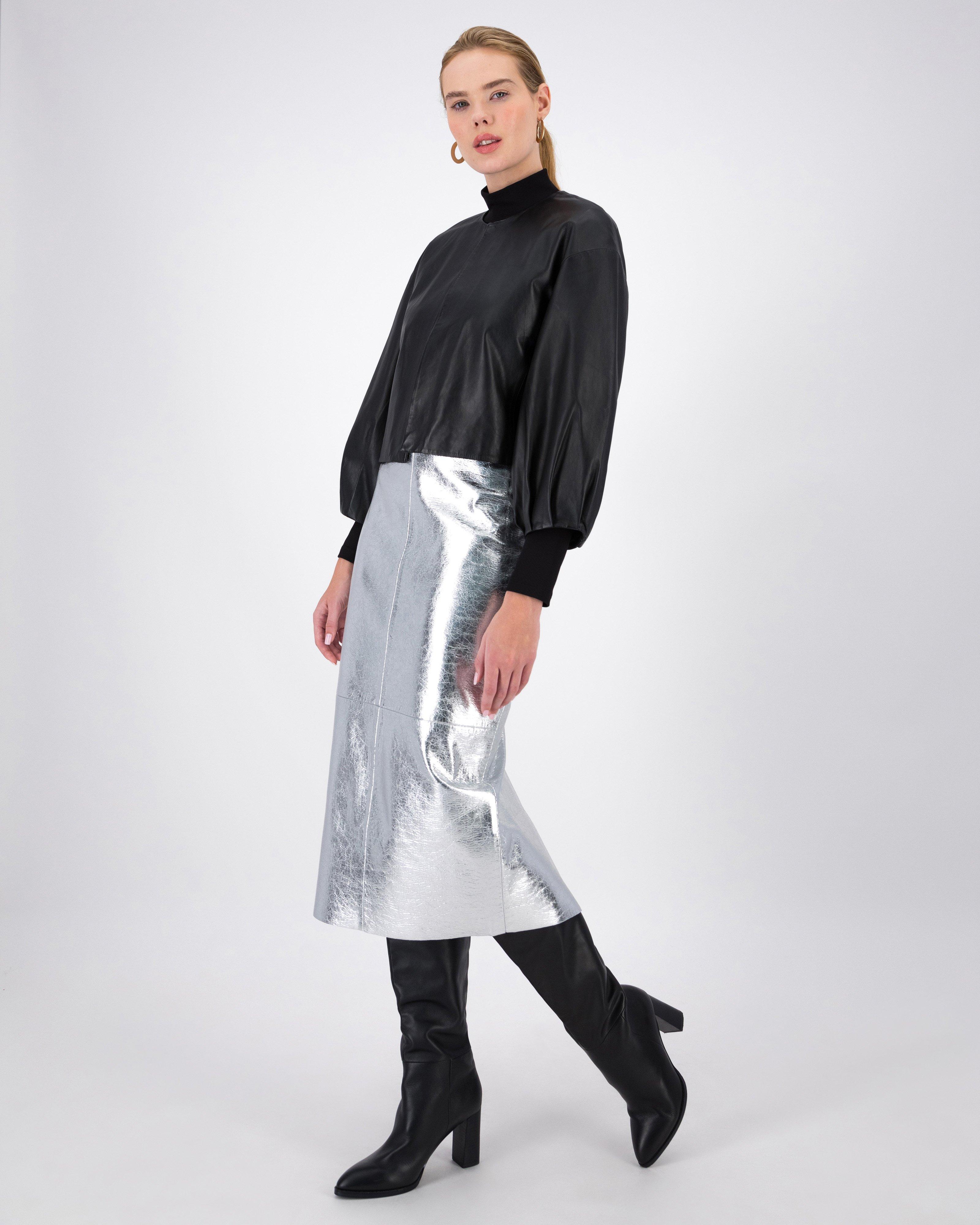 Sloan Bell Sleeve Leather Jacket - Poetry Clothing Store