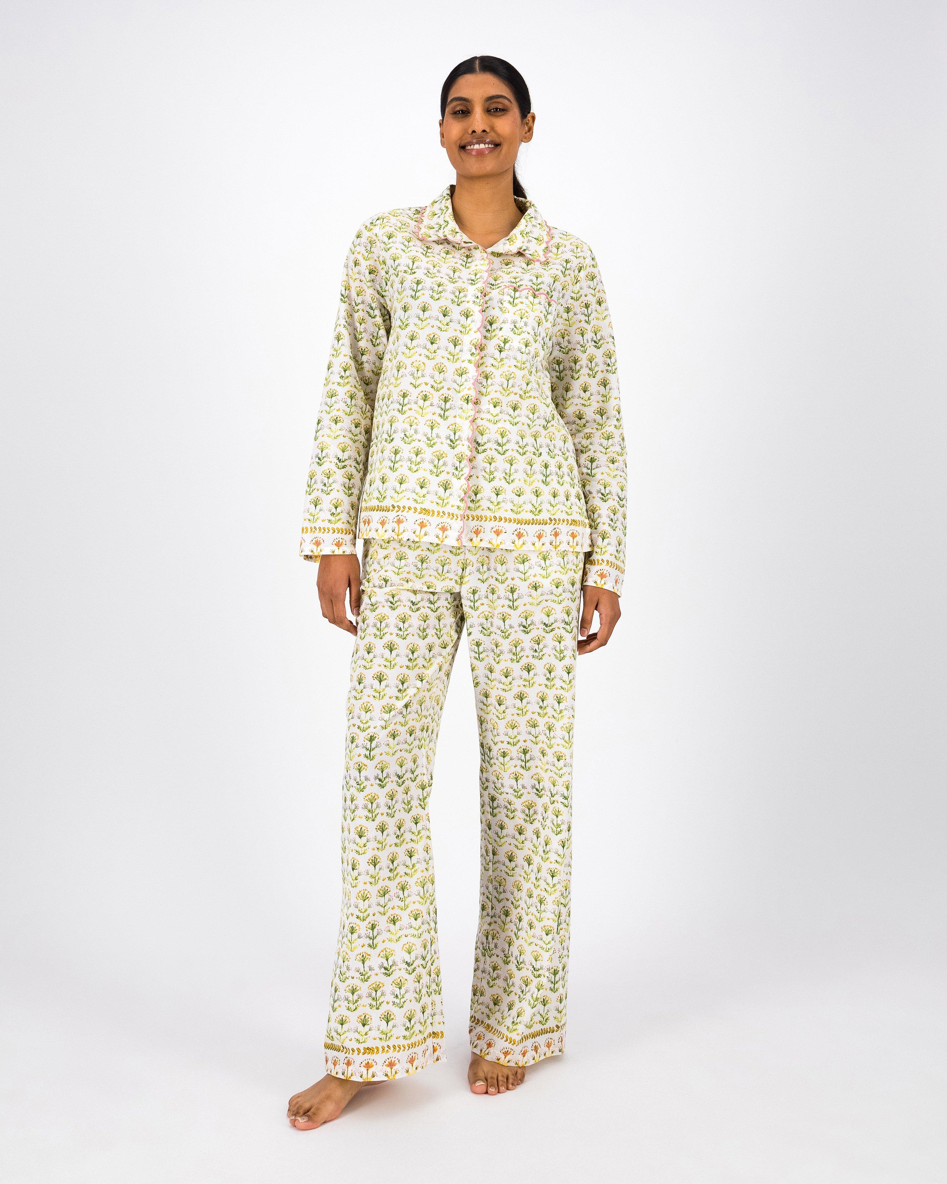 Studio Pen Printed Scallop Sleep Set - Poetry Clothing Store