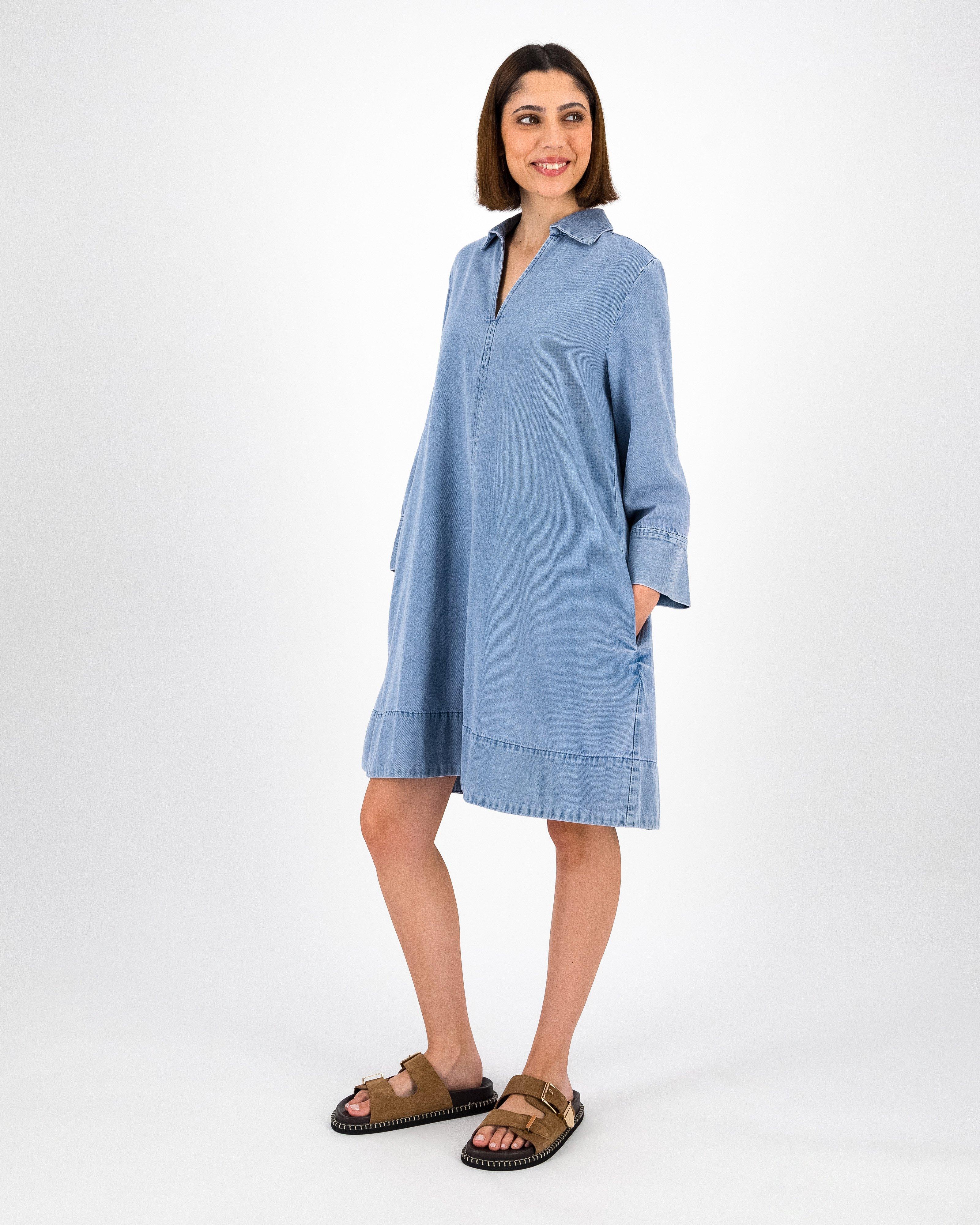 Sasha Denim Dress - Poetry Clothing Store