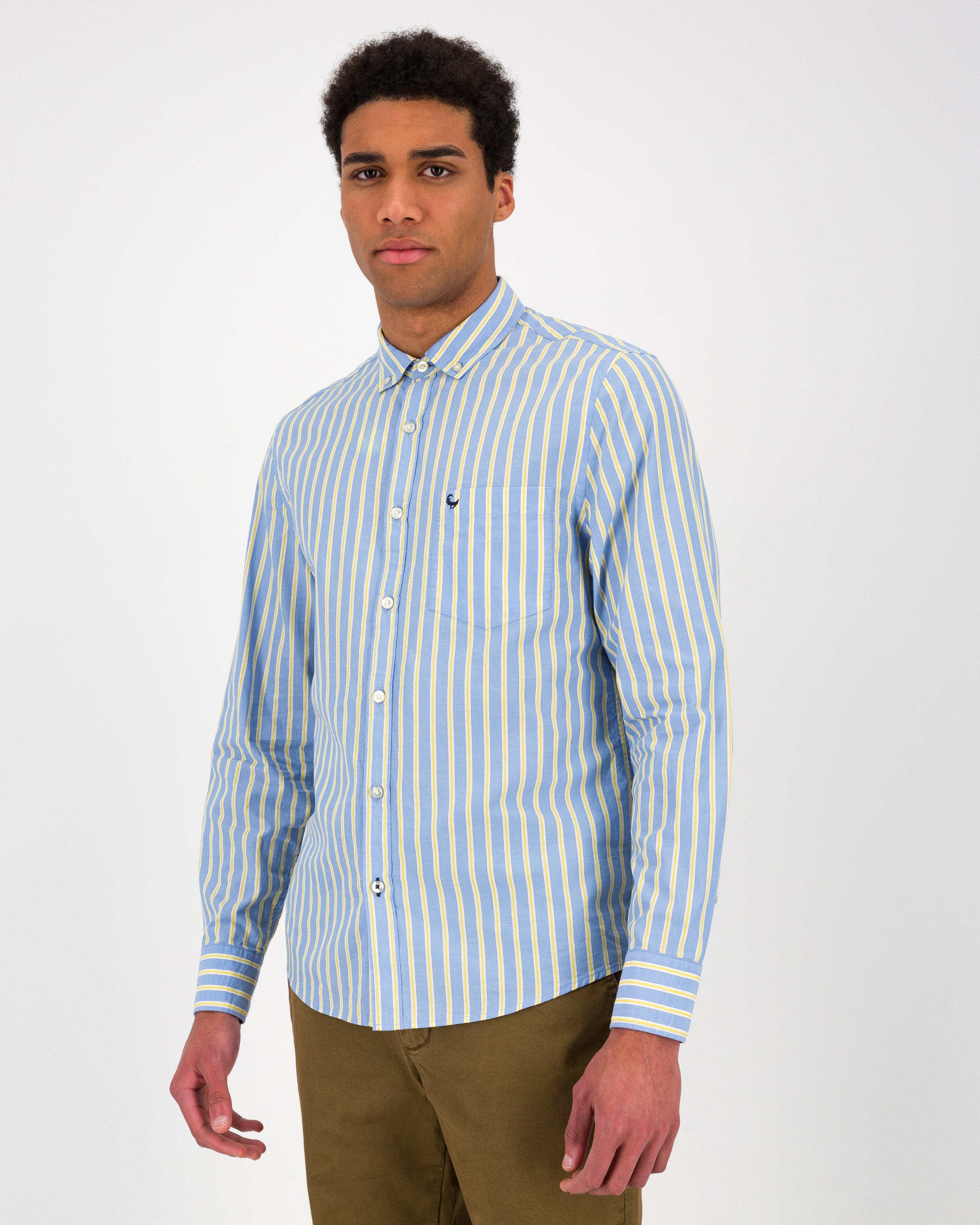 Men’s James Stripe Shirt | Old Khaki