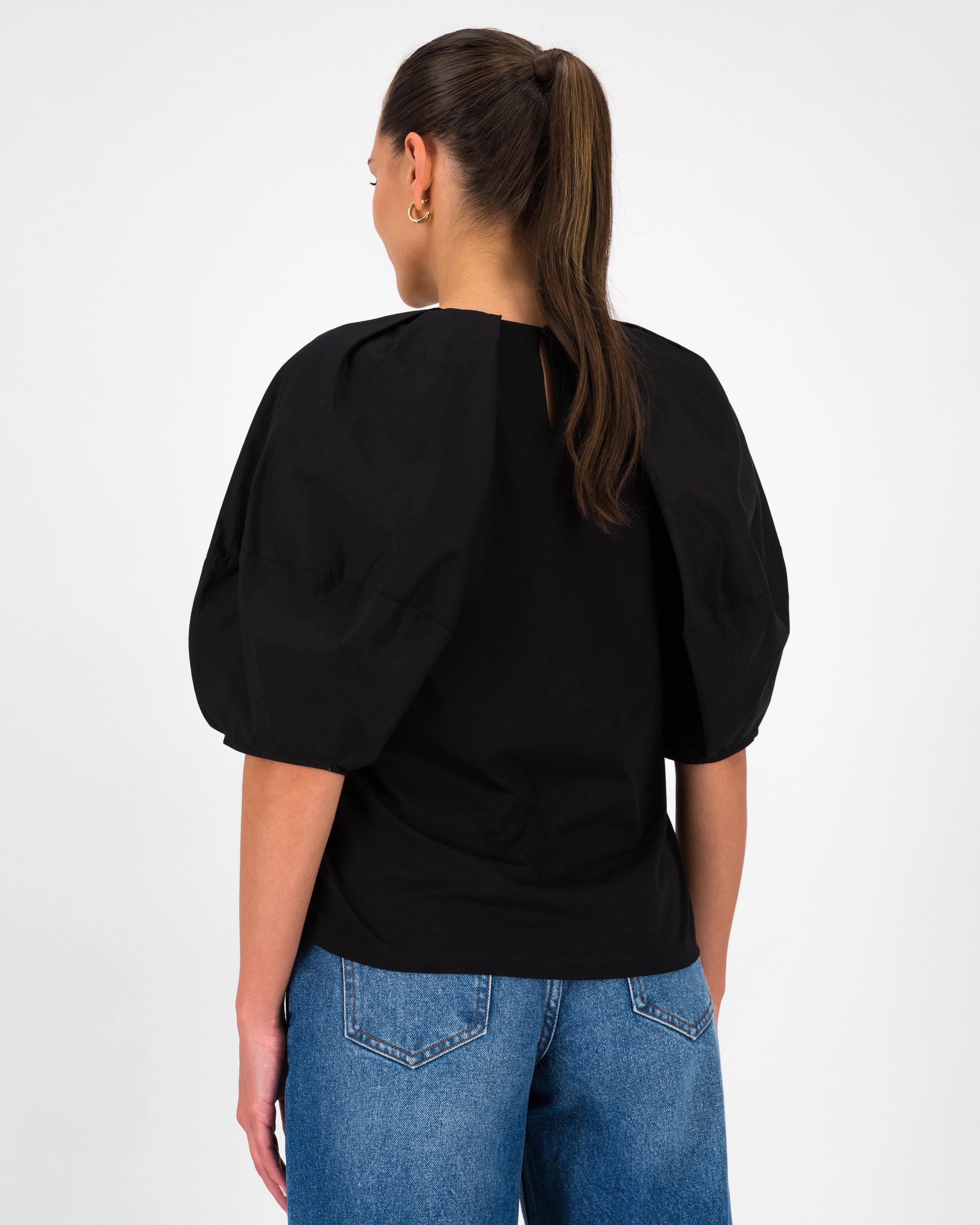 Leda Mixed Media Top - Poetry Clothing Store