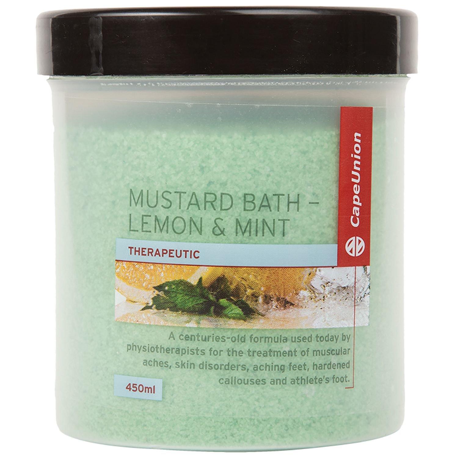 Cape Union Lemon & Mint Mustard Bath
