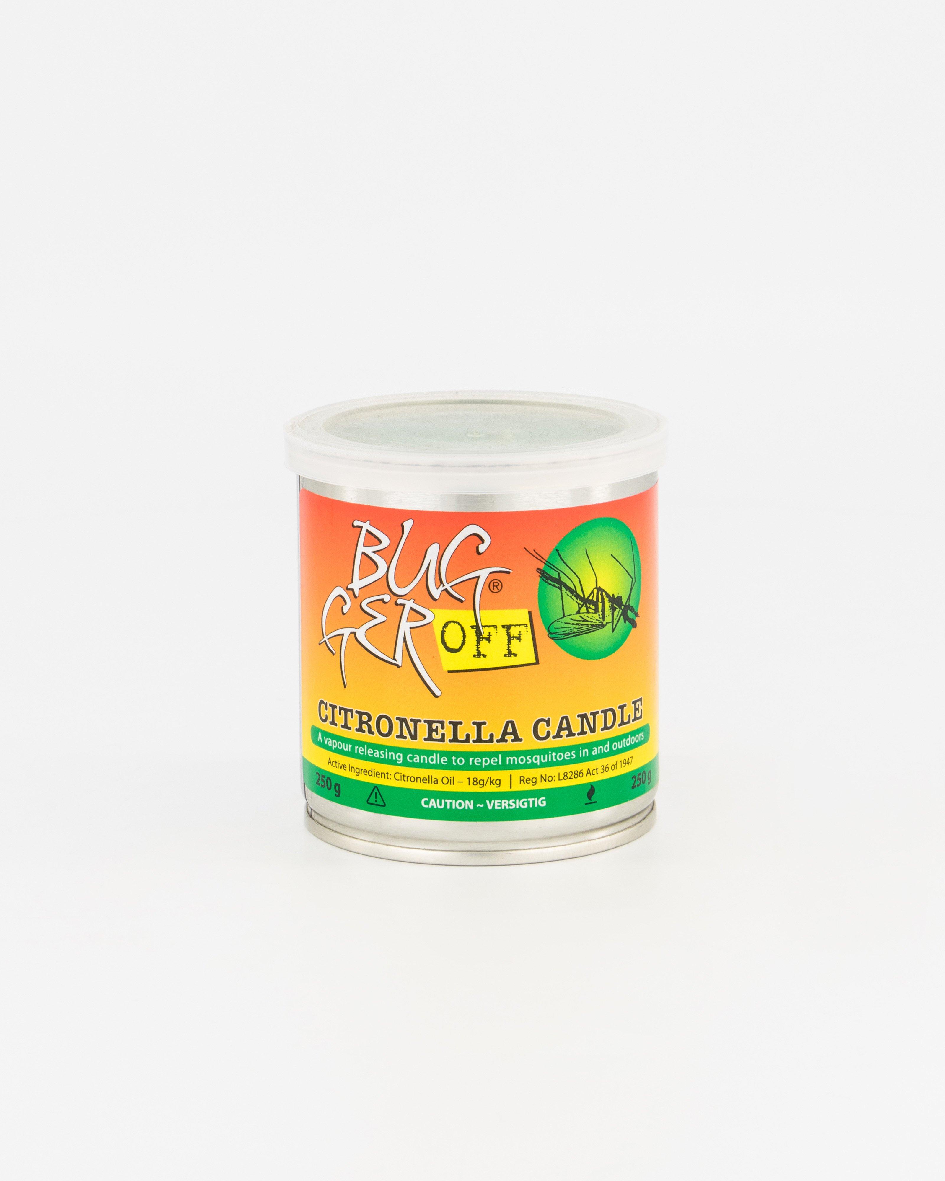 BuggerOff 250g Citronella Candle