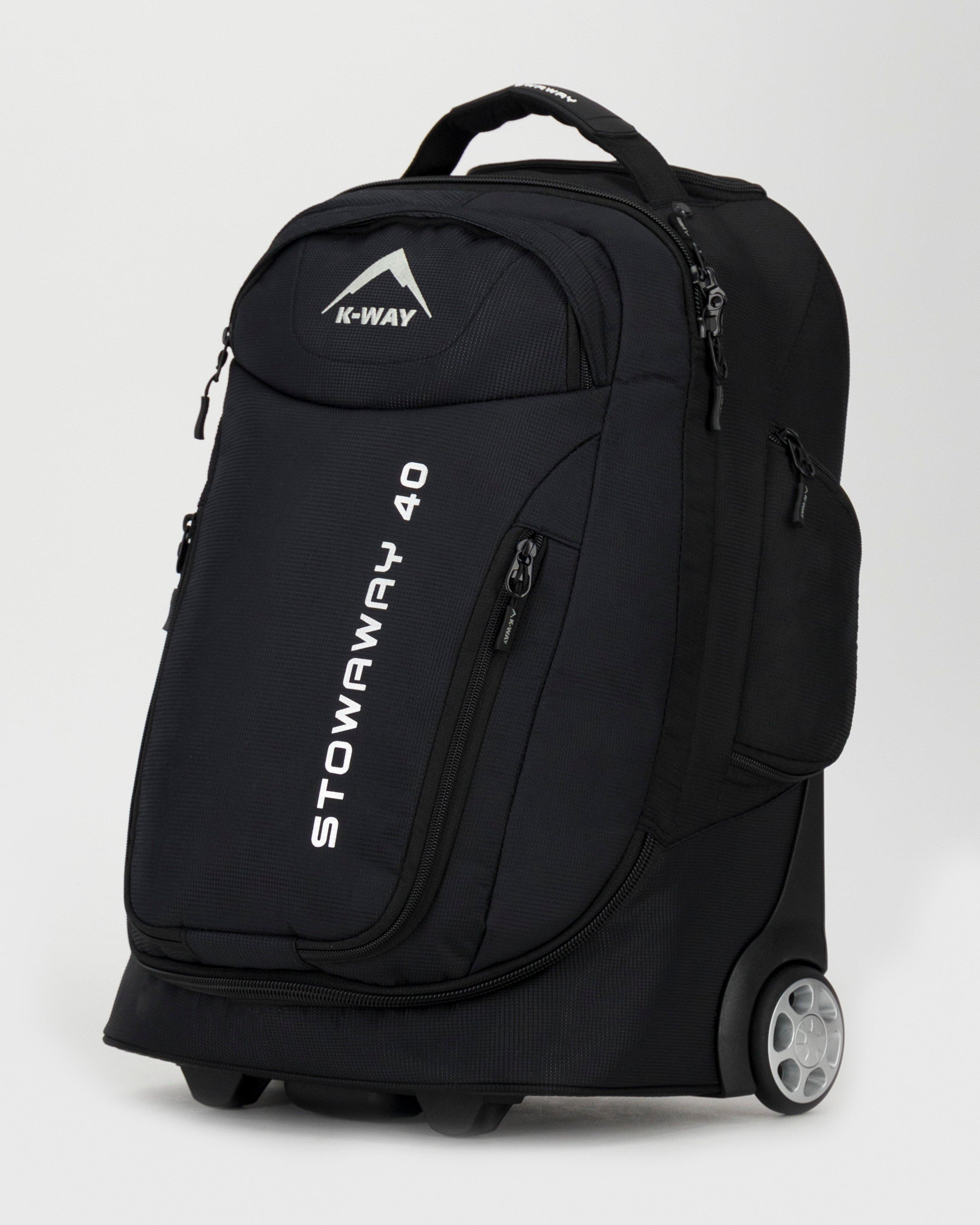 K-Way Stowaway 40L Roller Bag